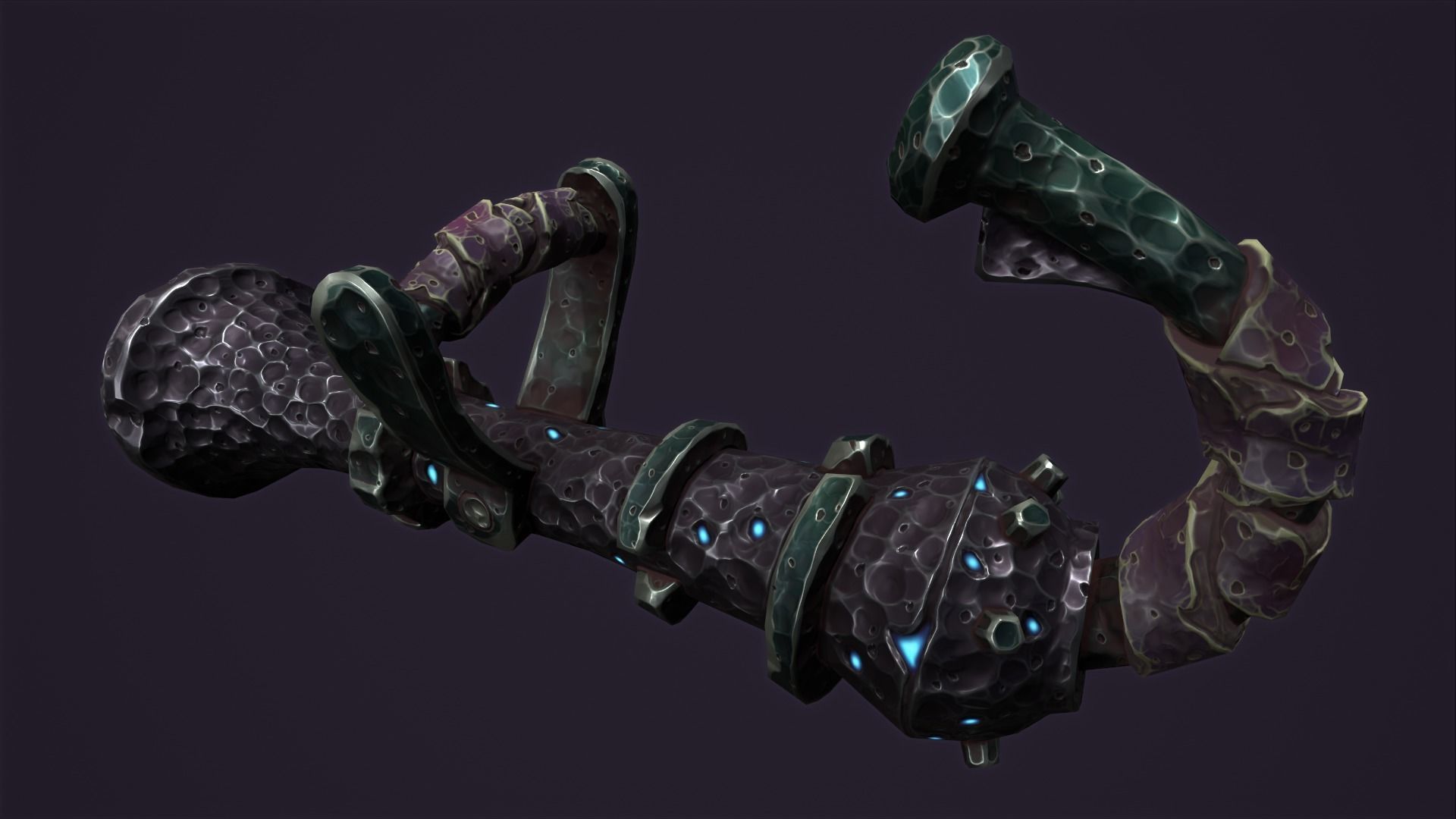 3D model Brute two handed cannon VR / AR / low-poly | CGTrader