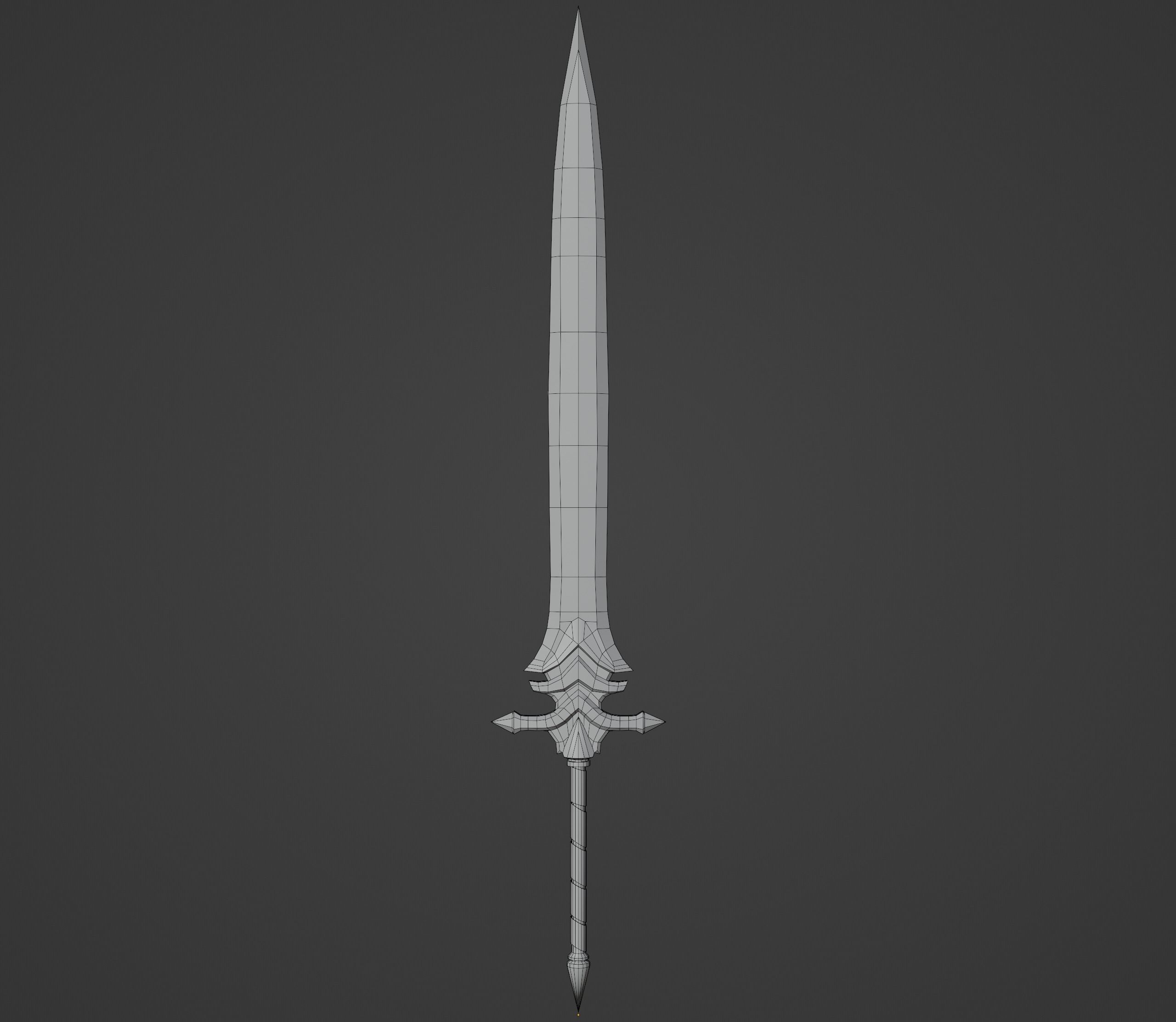 3D model Dark sword PBR VR / AR / low-poly | CGTrader
