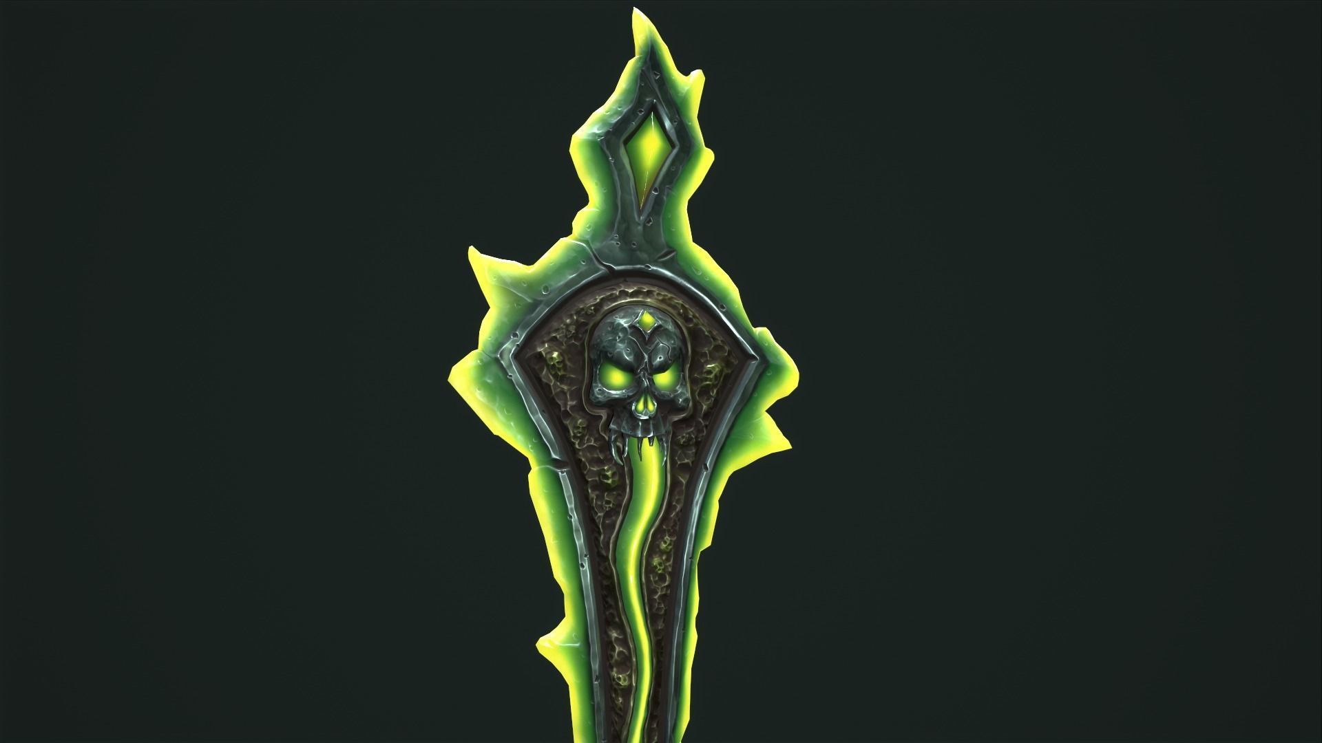 3D model Undead two handed sword VR / AR / low-poly | CGTrader