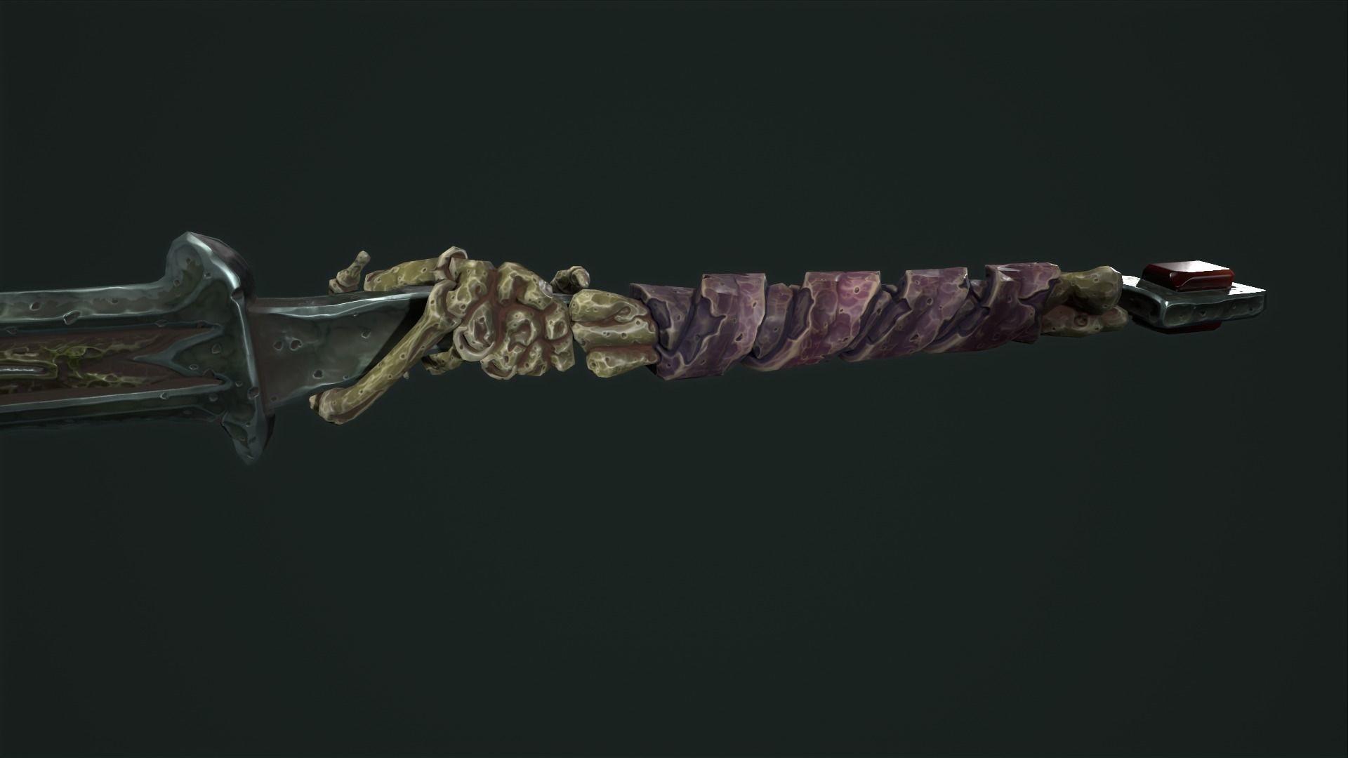 3D model Undead two handed sword VR / AR / low-poly | CGTrader