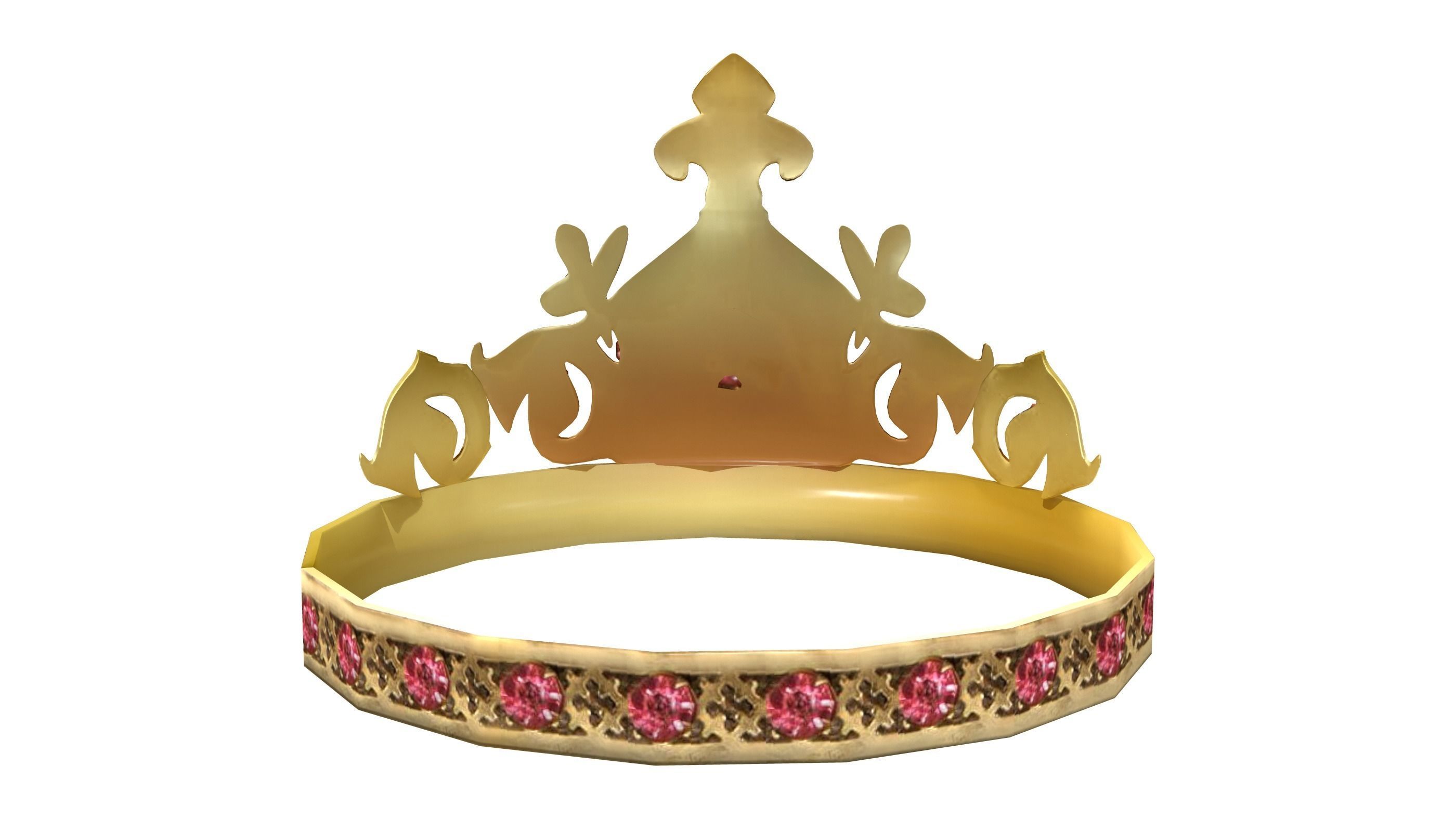 3D model Medieval Royal Quin Crown VR / AR / low-poly | CGTrader