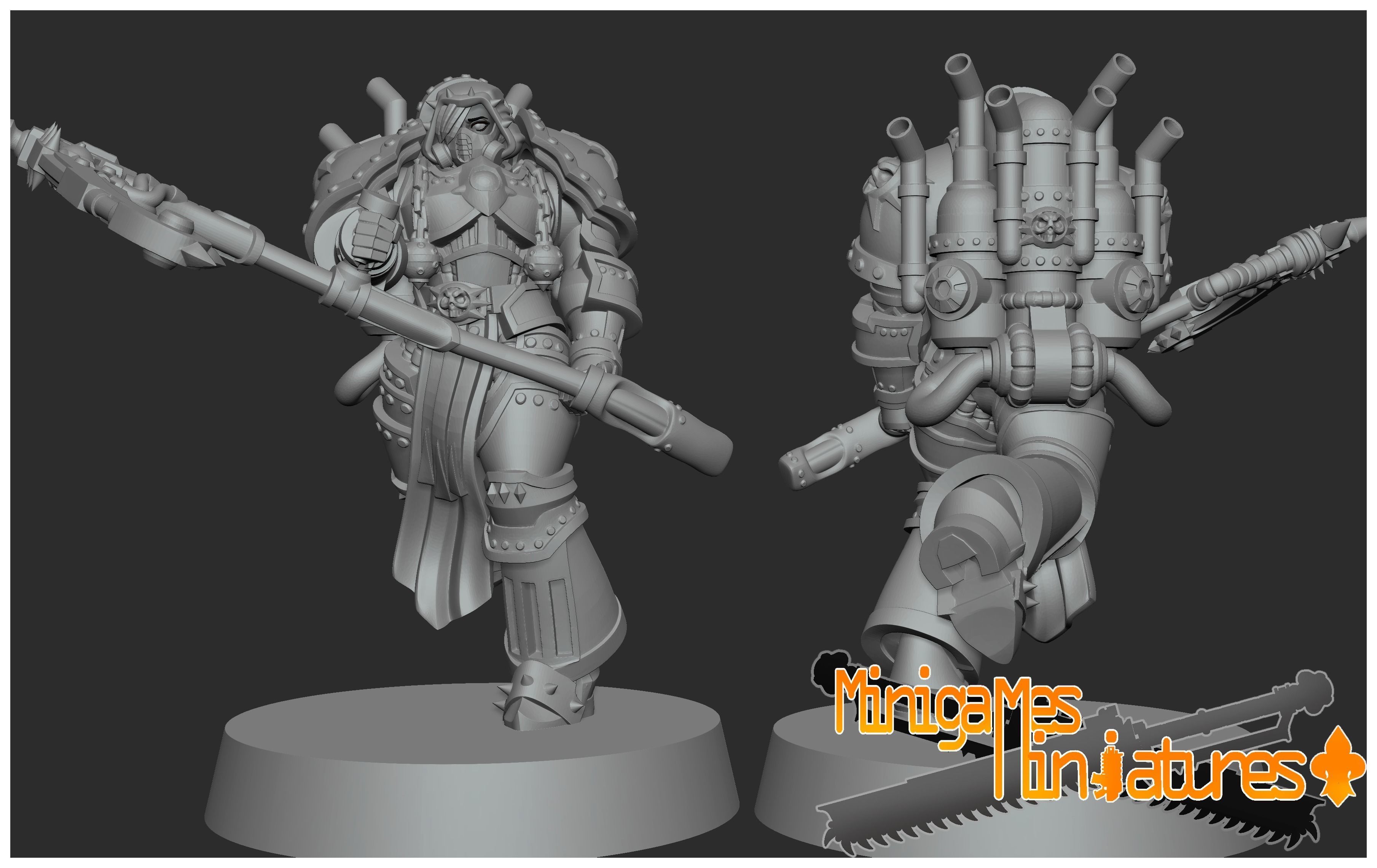 Mortarion anime figurine 3D model 3D printable | CGTrader