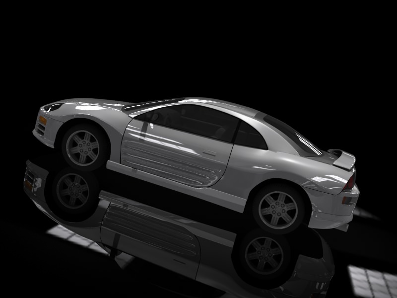 Eclipse sports car 3D model | CGTrader