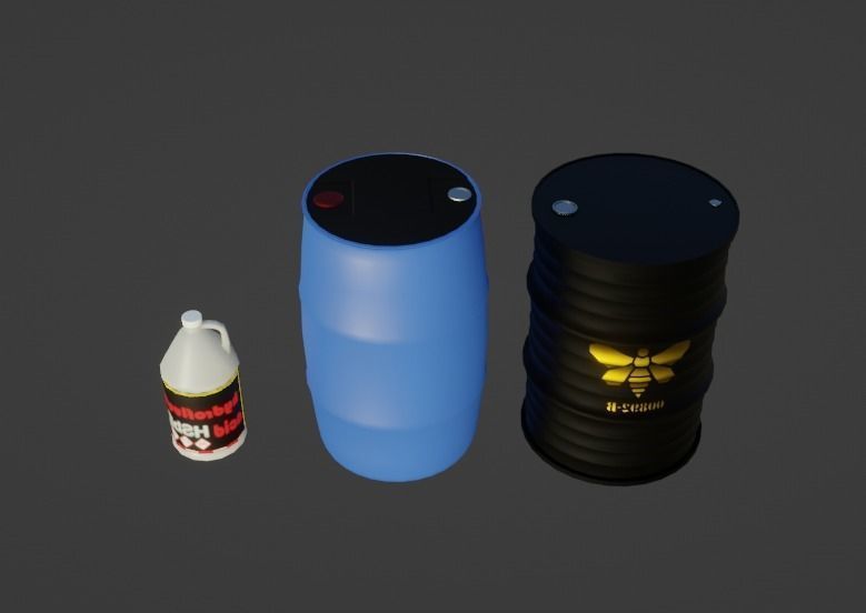 Breaking bad free 3D model rigged | CGTrader