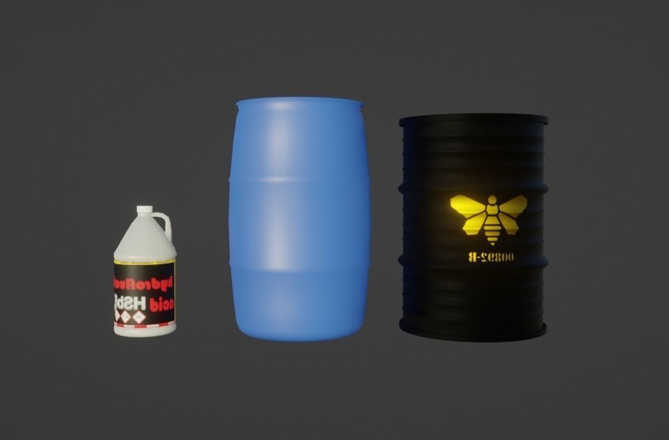Breaking bad free 3D model rigged | CGTrader