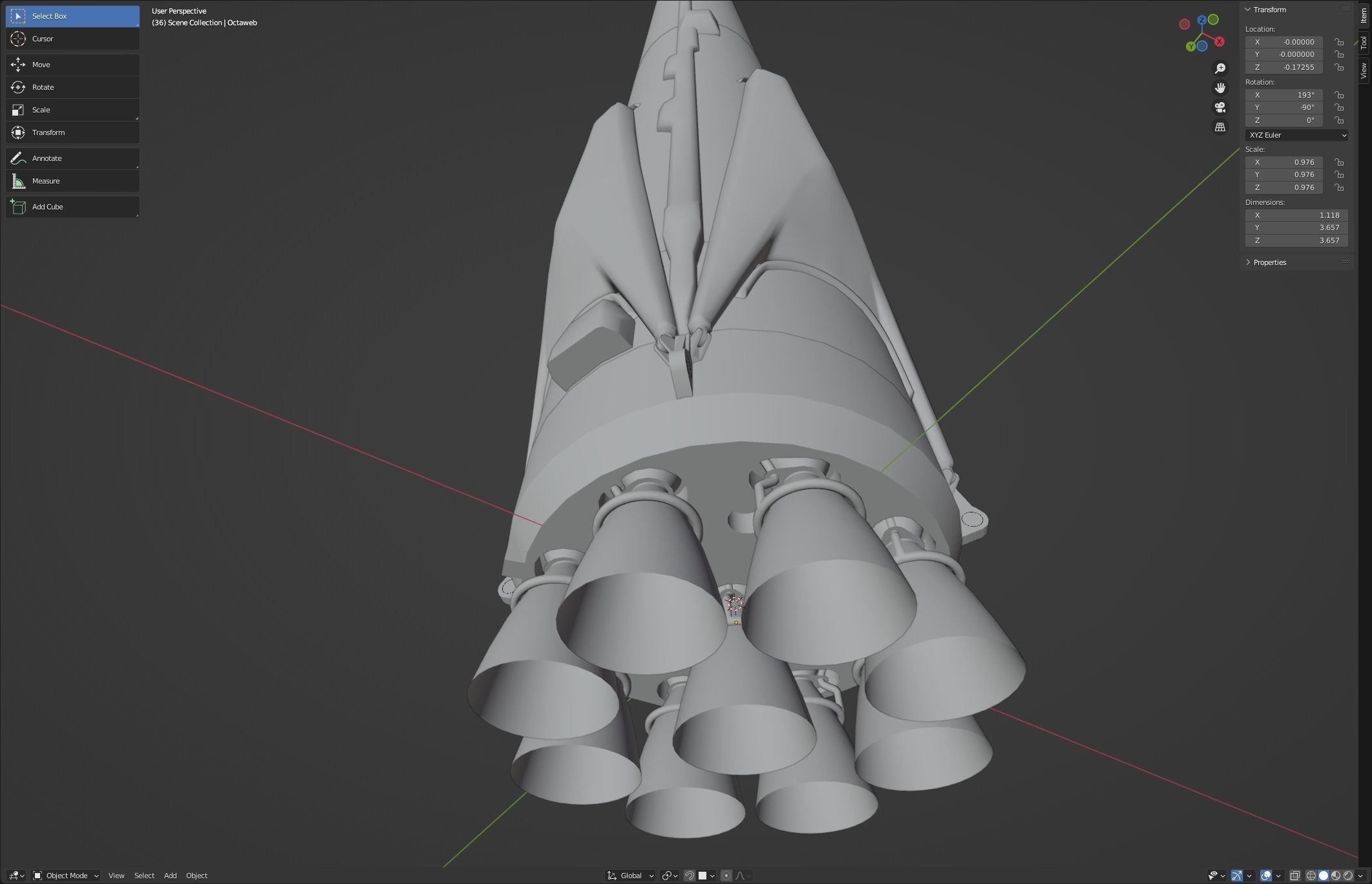 Falcon 9 Launch Vehicle - Block 5 Configuration 3D model | CGTrader