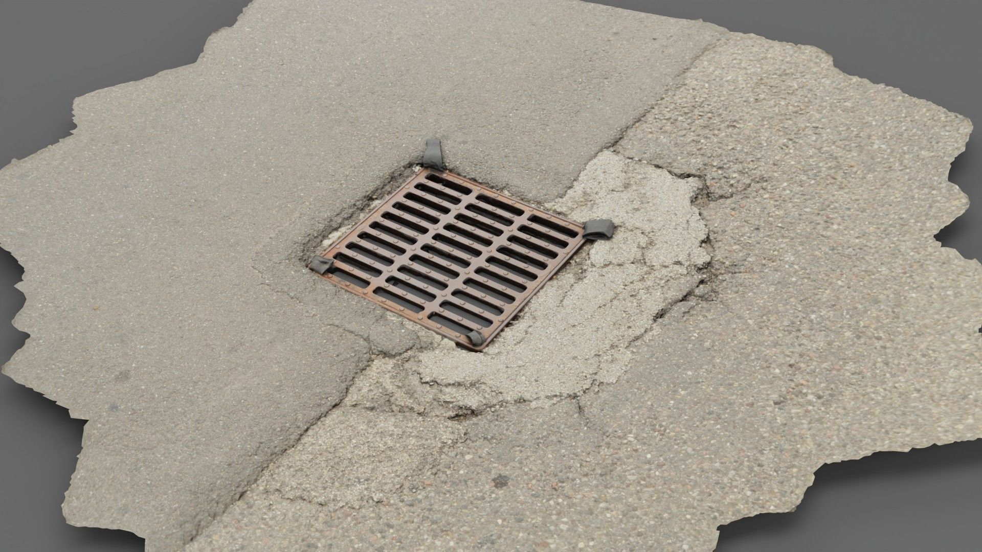 Drain cover raw scan 3D model | CGTrader