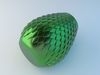 Vase with dragon scale pattern 3D model 3D printable | CGTrader