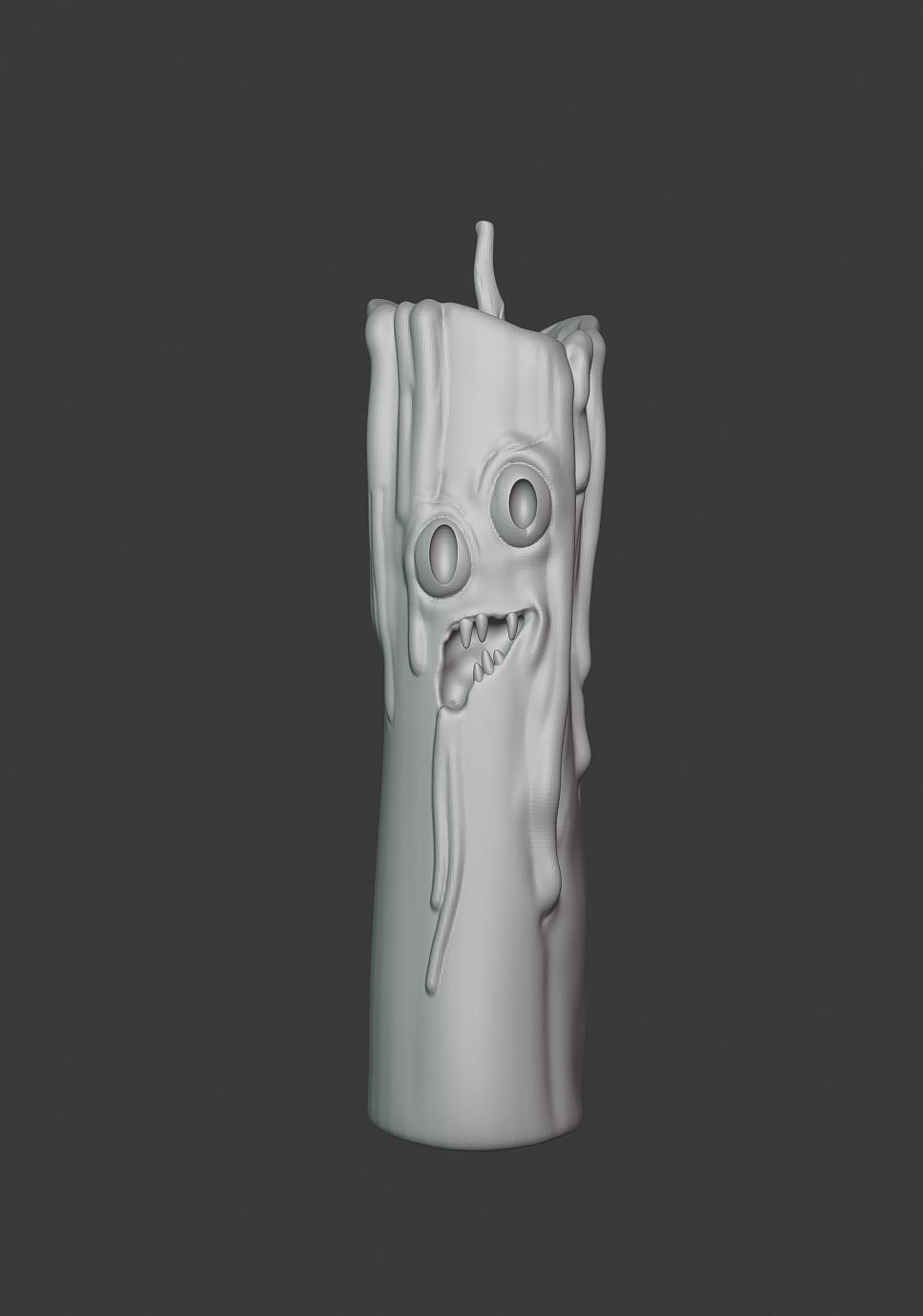 Monster Candle Halloween Decoration mimik haunted ghost 3D model 3D ...