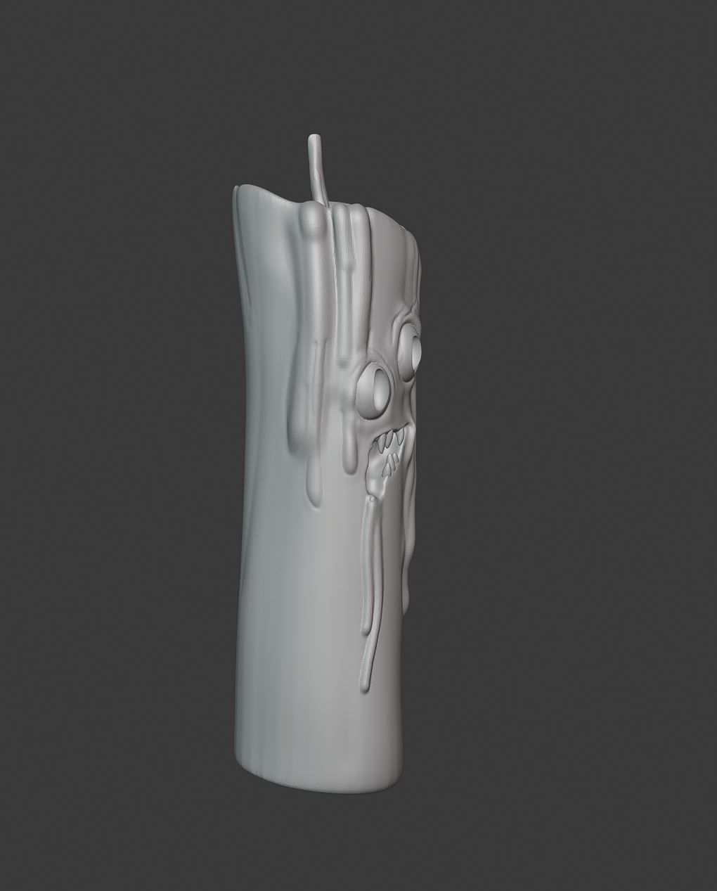 Monster Candle Halloween Decoration mimik haunted ghost 3D model 3D ...