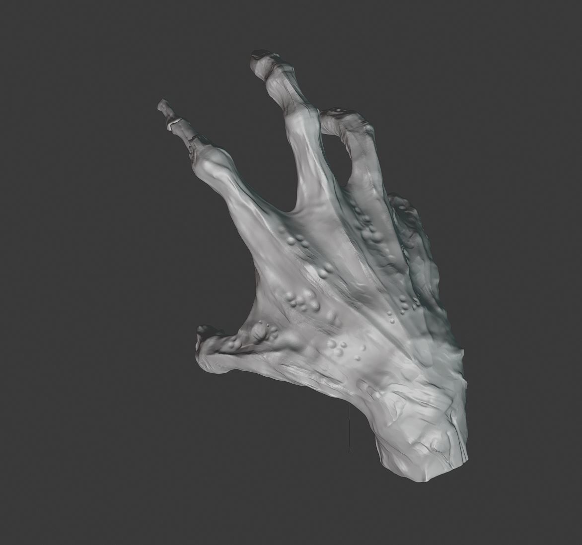 Horror Zombie Hand Halloween Prop Decoration 3D model 3D printable ...