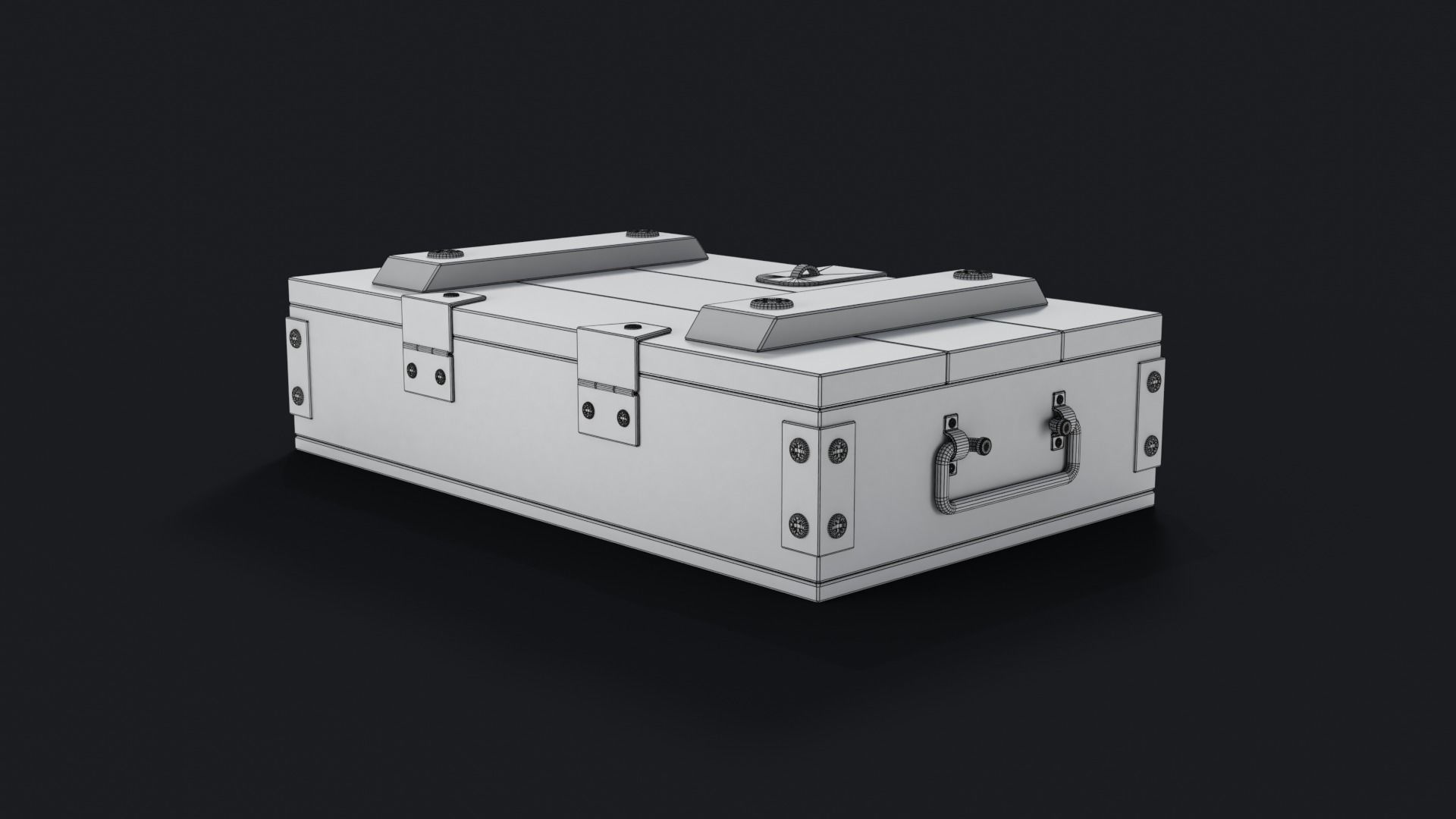 WOODEN ARMY CRATE free VR / AR / low-poly 3D model | CGTrader