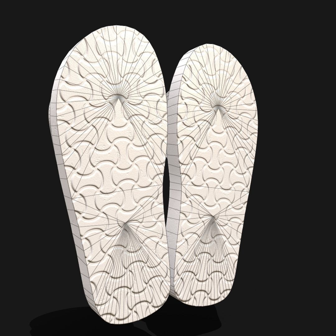 3D model Low poly realistic flip flop VR / AR / low-poly | CGTrader