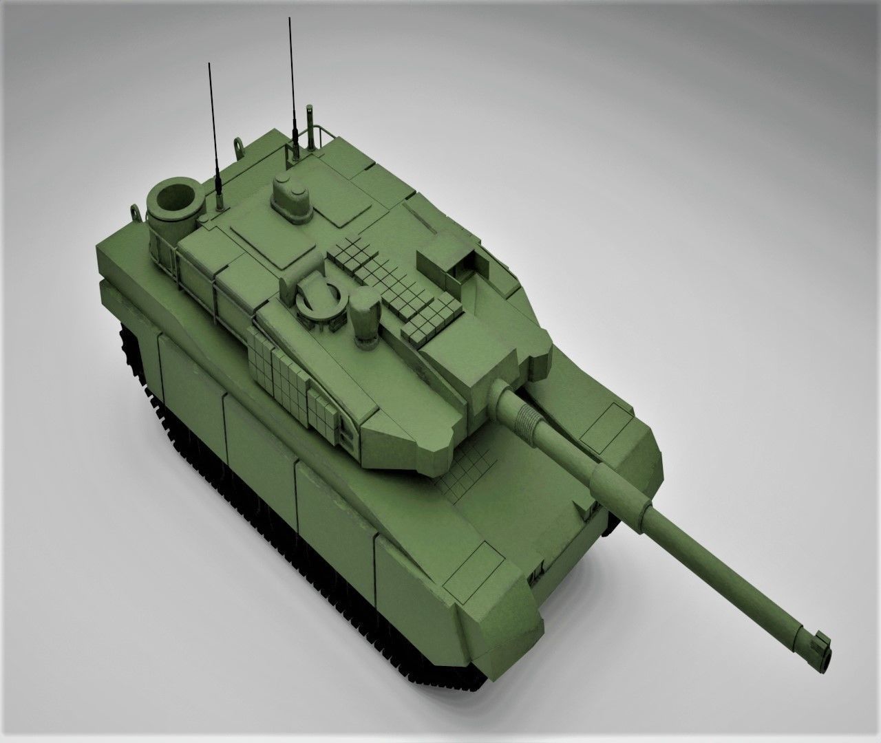 M1 A1 Abrams 3D model | CGTrader