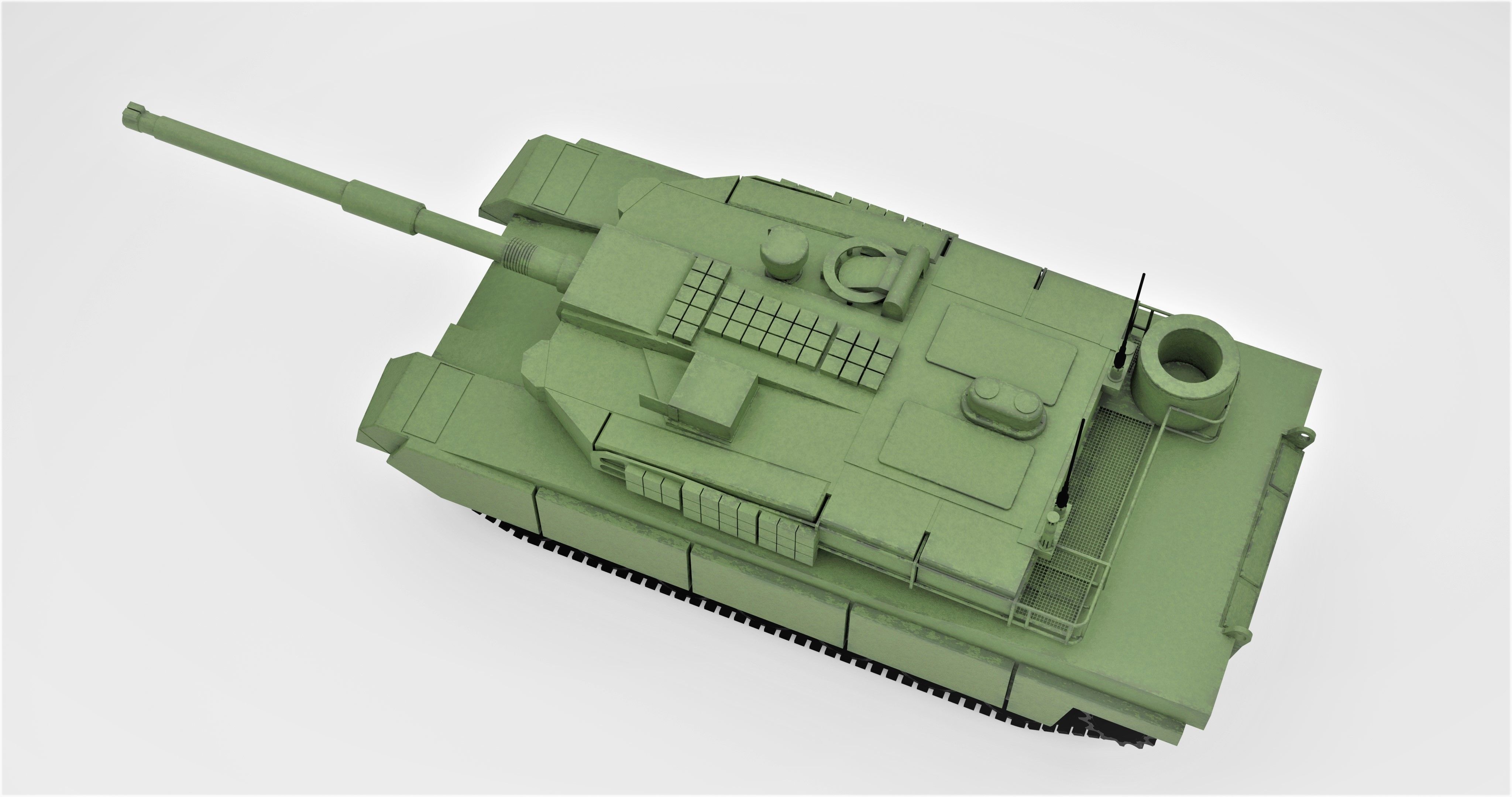 M1 A1 Abrams 3D model | CGTrader