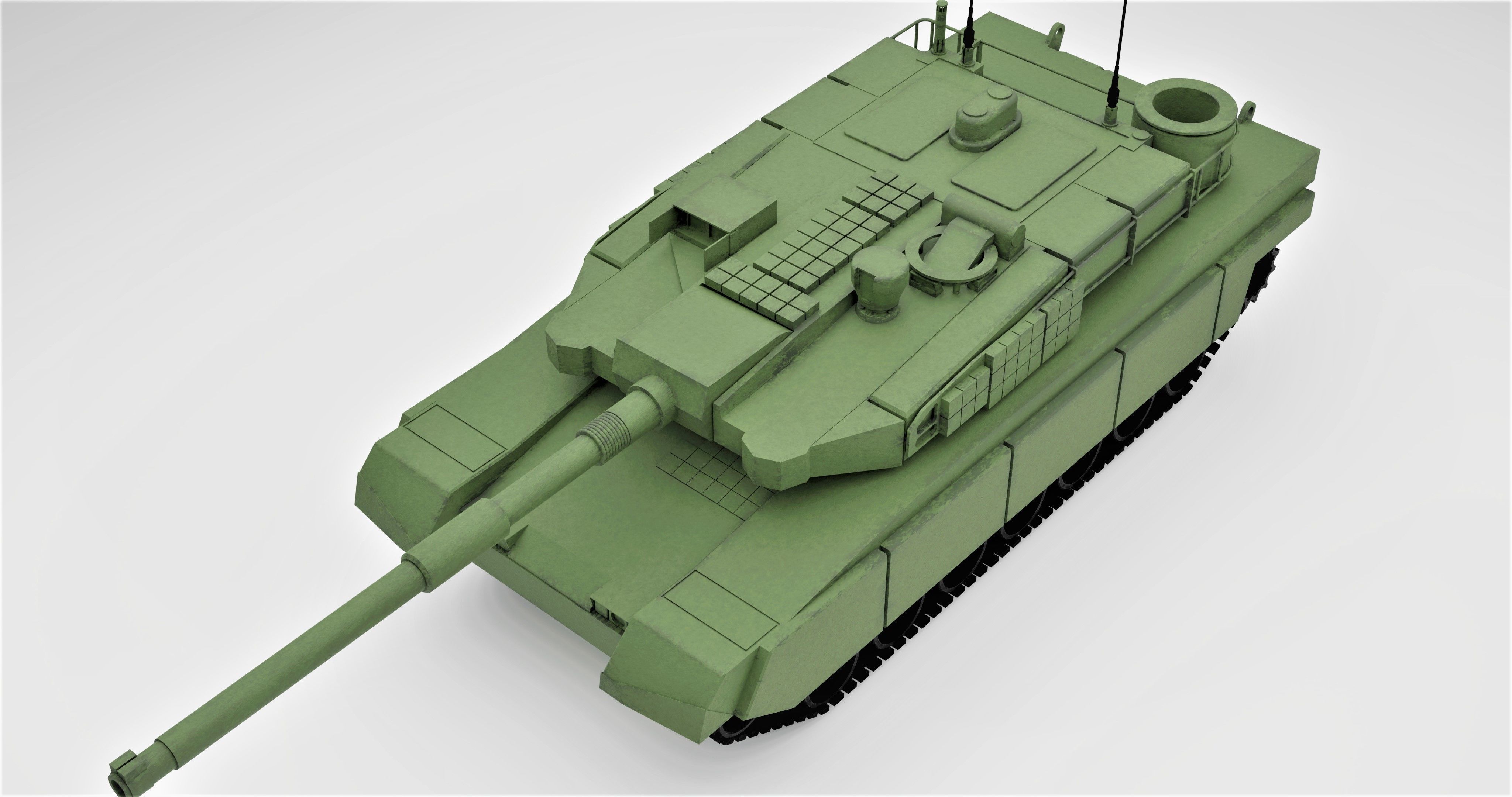 M1 A1 Abrams 3D model | CGTrader