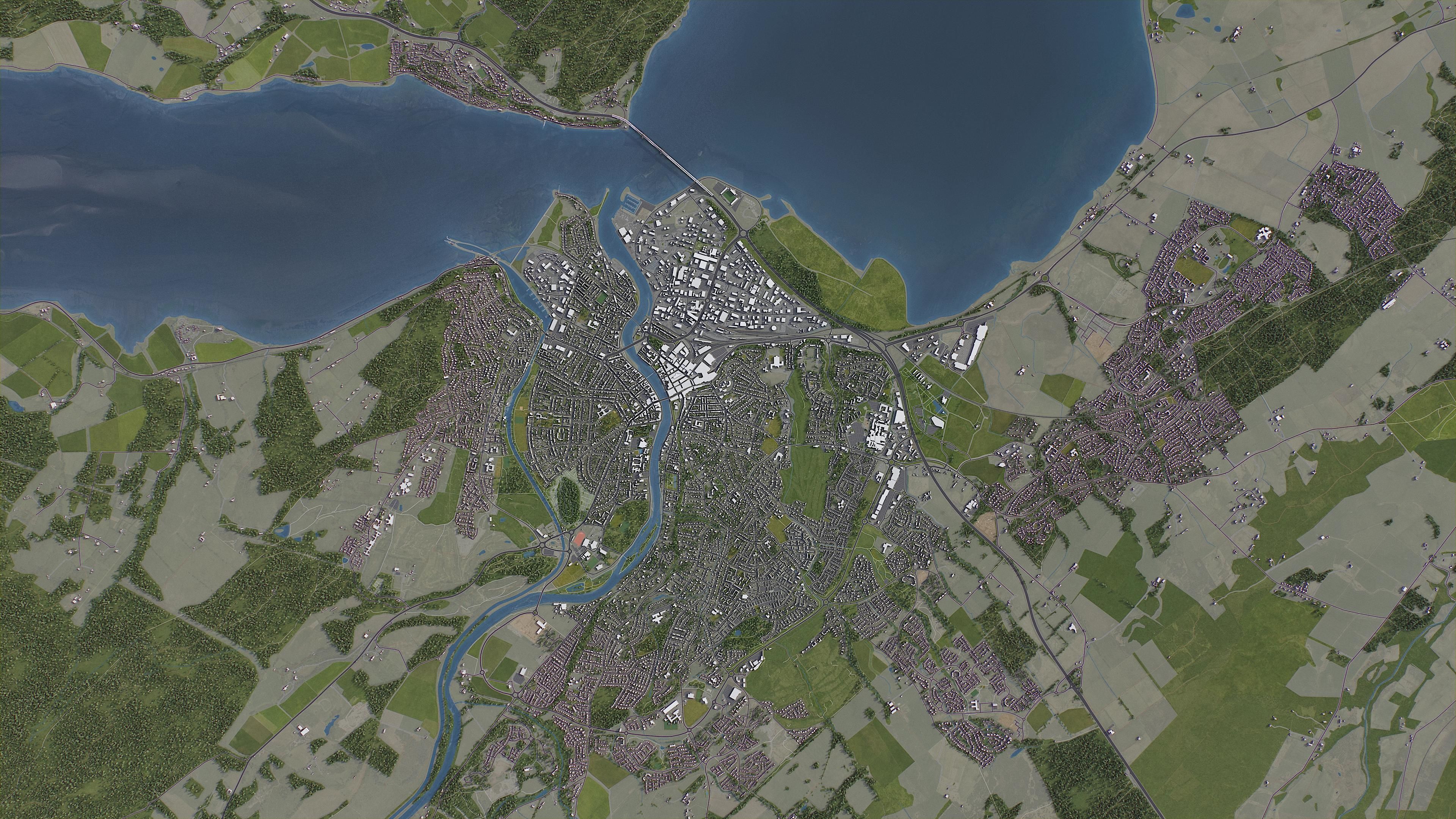 3D model Inverness VR / AR / low-poly | CGTrader