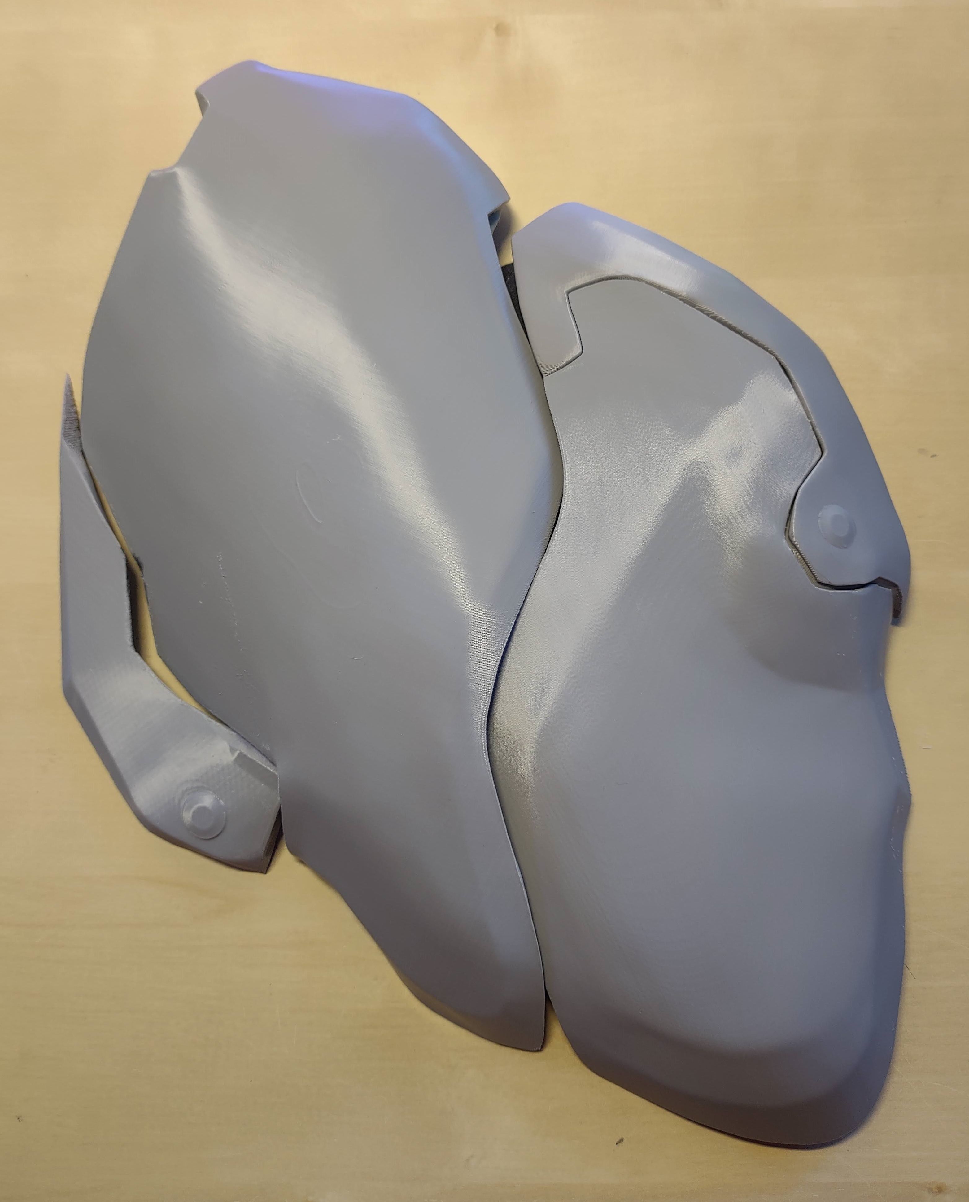 Doom Guy armour for the legs thighs 3D print model for cosplay 3D model ...