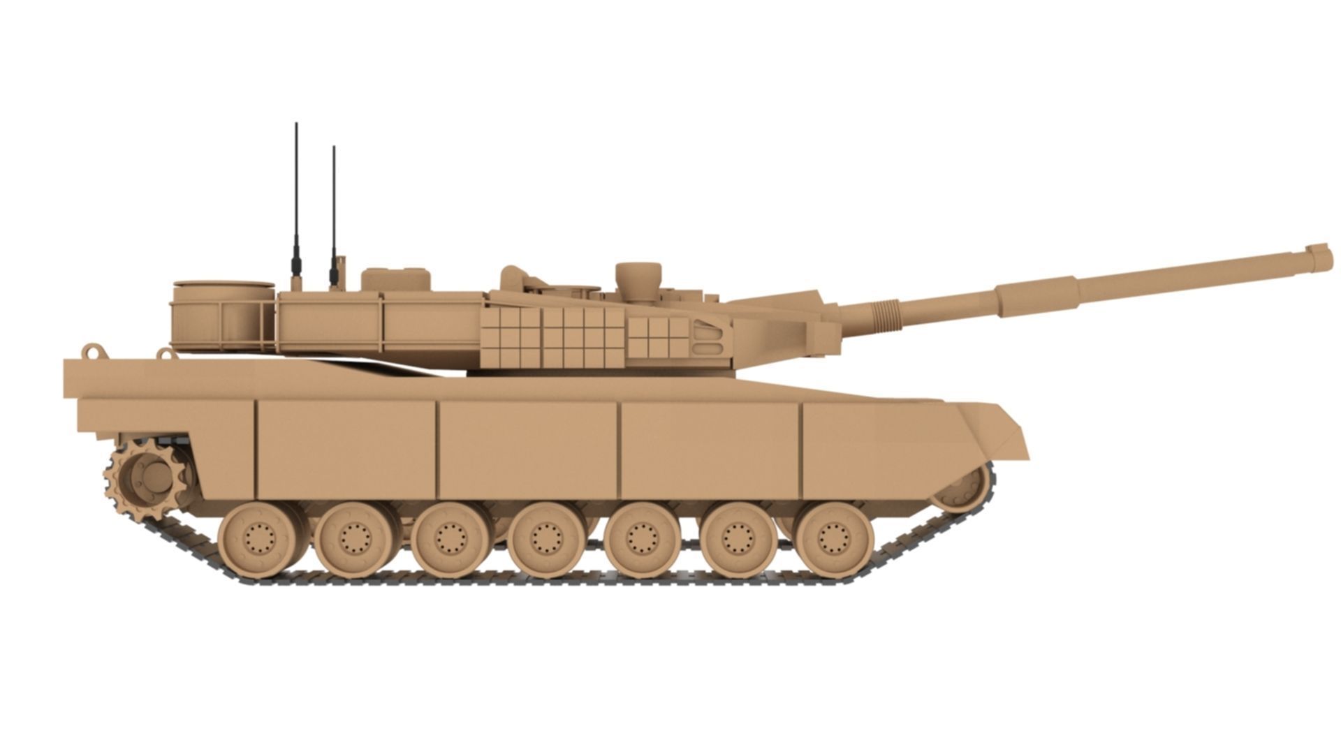 M1A1 Abrams 3D model | CGTrader