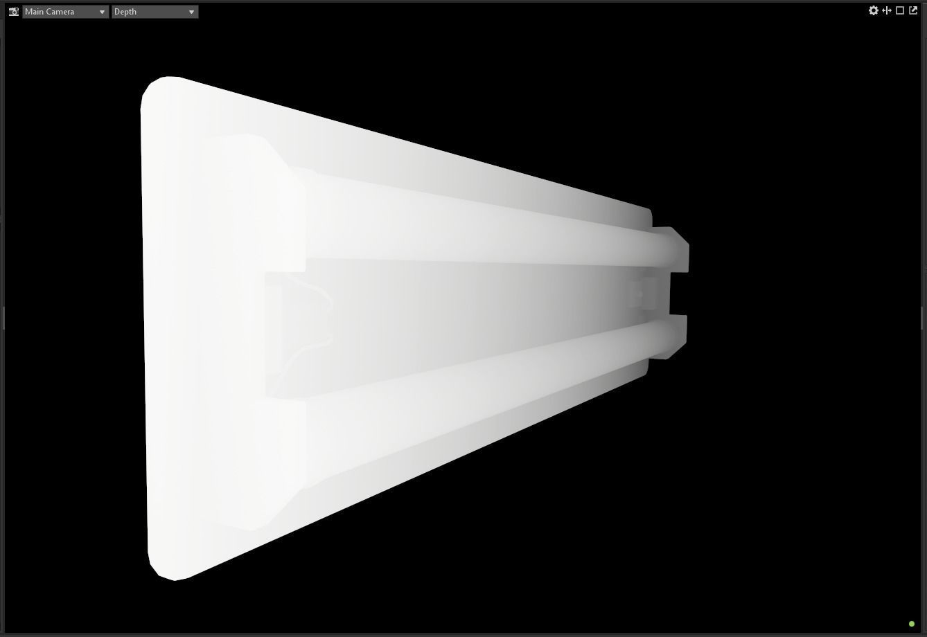 3D model Fluorescent lamp Industrial light bulb wall ceiling lighting ...