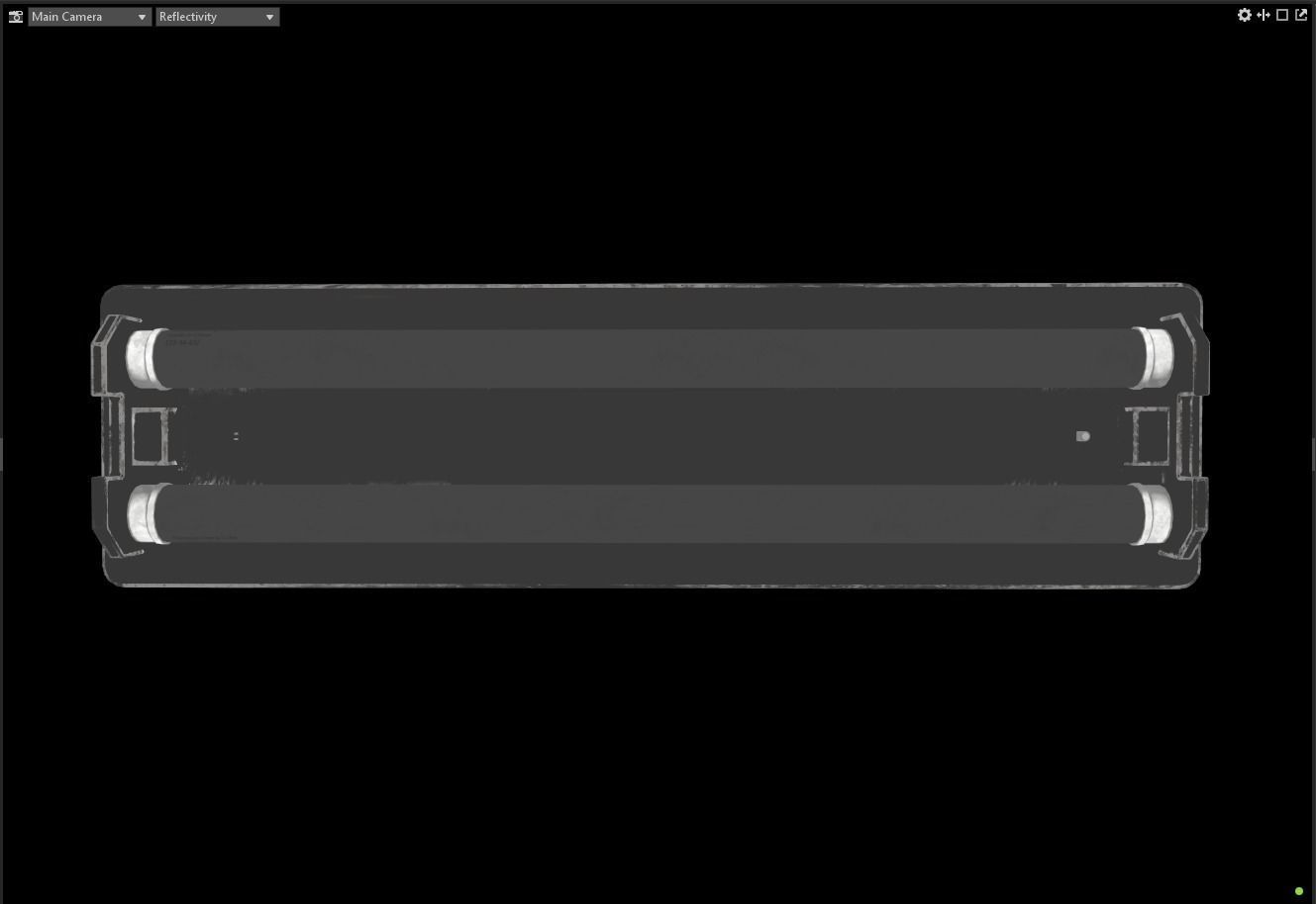 3D model Fluorescent lamp Industrial light bulb wall ceiling lighting ...