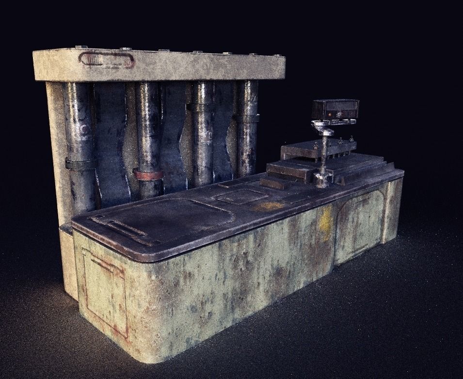 3D model WorkBench Station VR / AR / low-poly | CGTrader