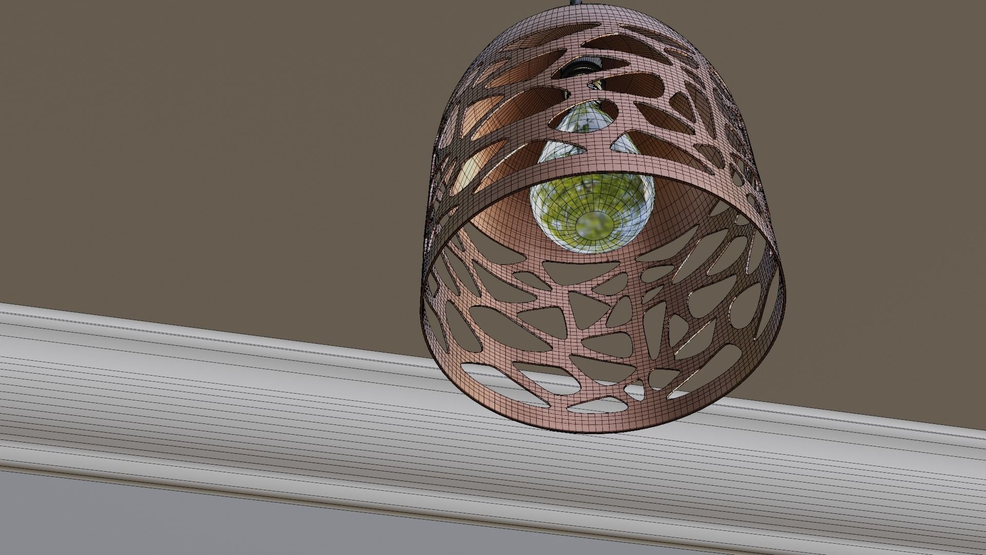 Pendant Ceiling Light P942 3D model | CGTrader