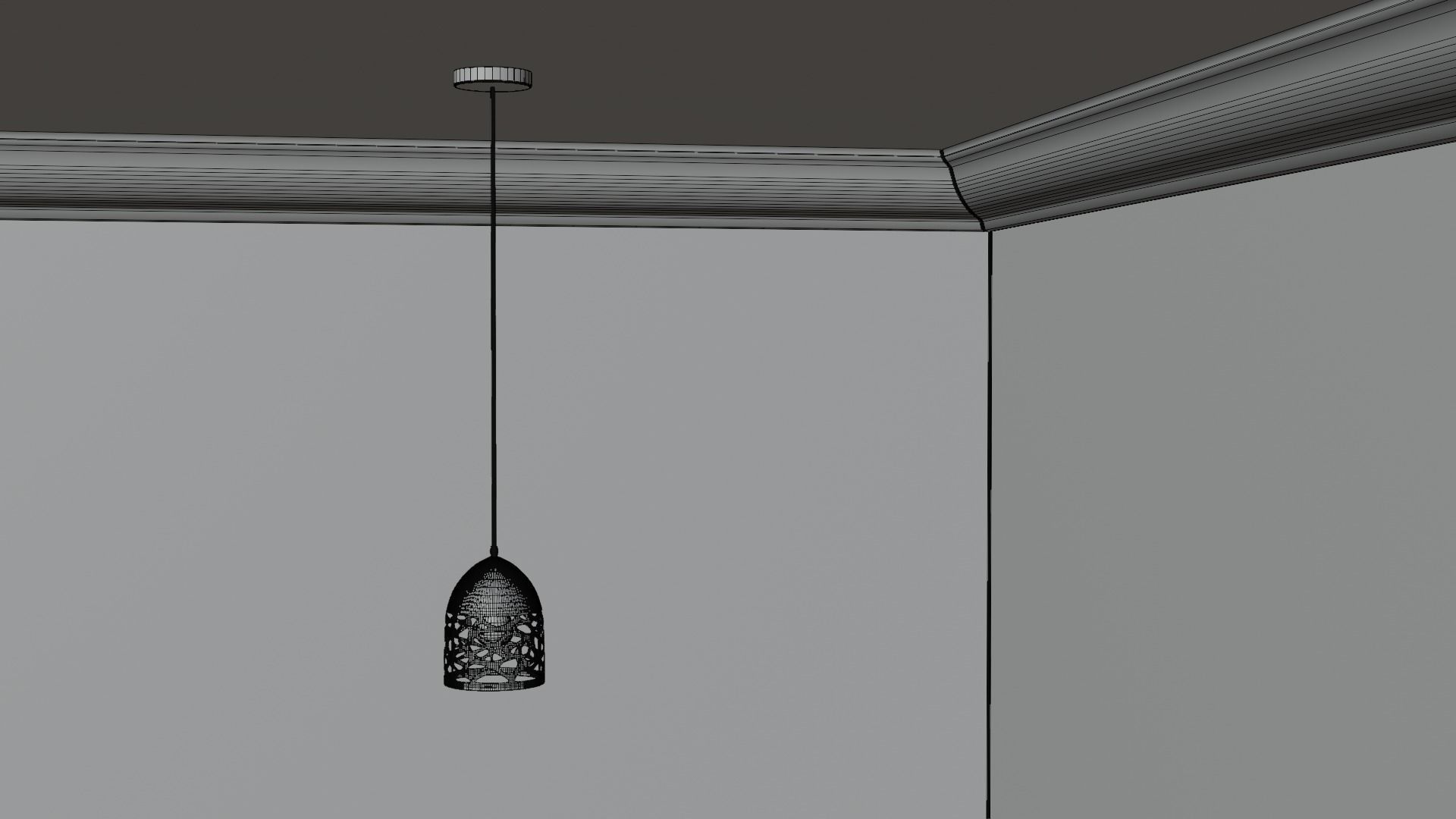 Pendant Ceiling Light P942 3D model | CGTrader