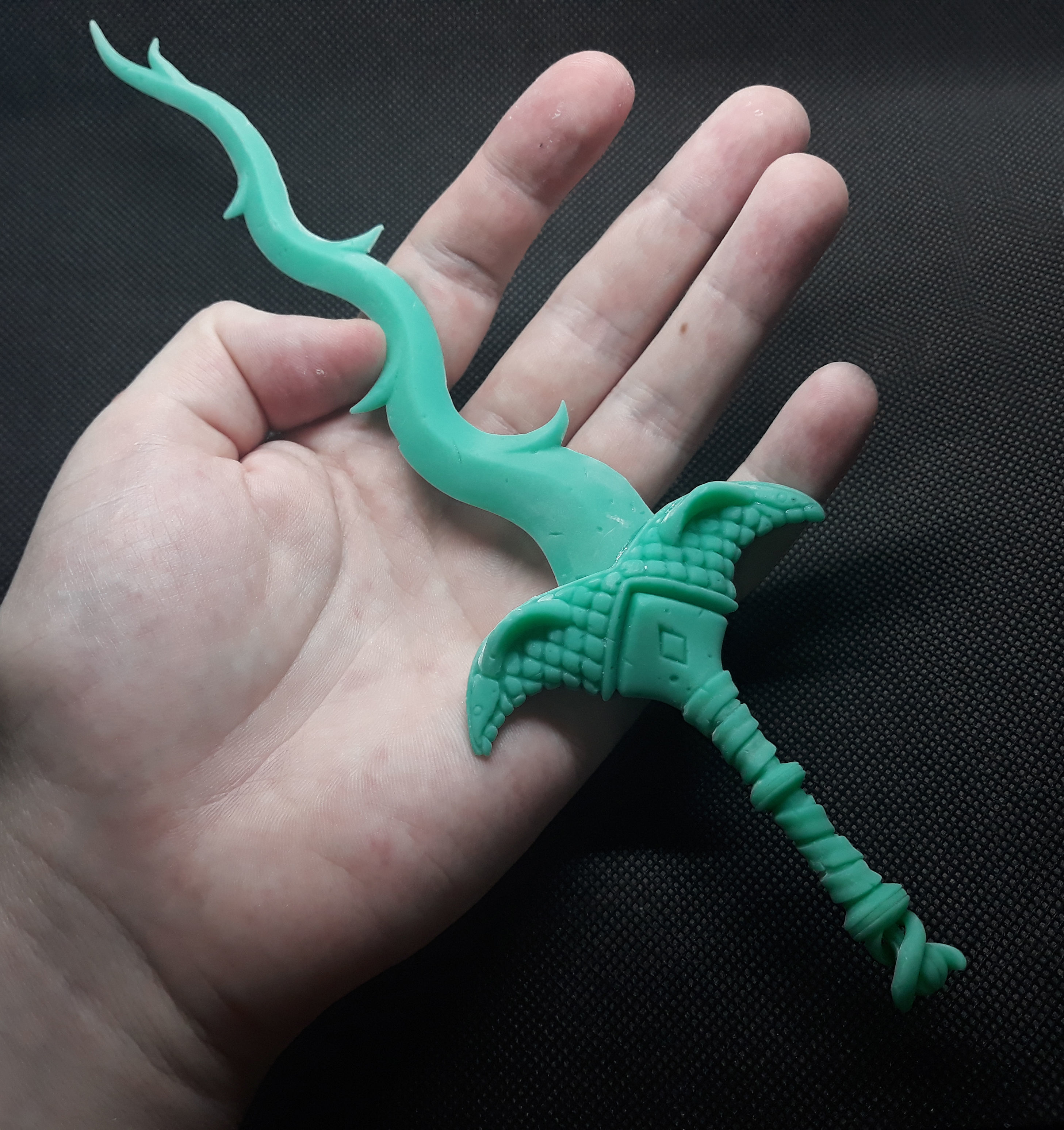 Snake two handed sword 3d print 3D model 3D printable | CGTrader