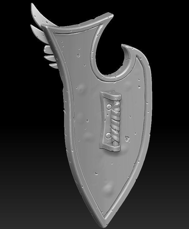 Rune shield 3d print 3D model 3D printable | CGTrader