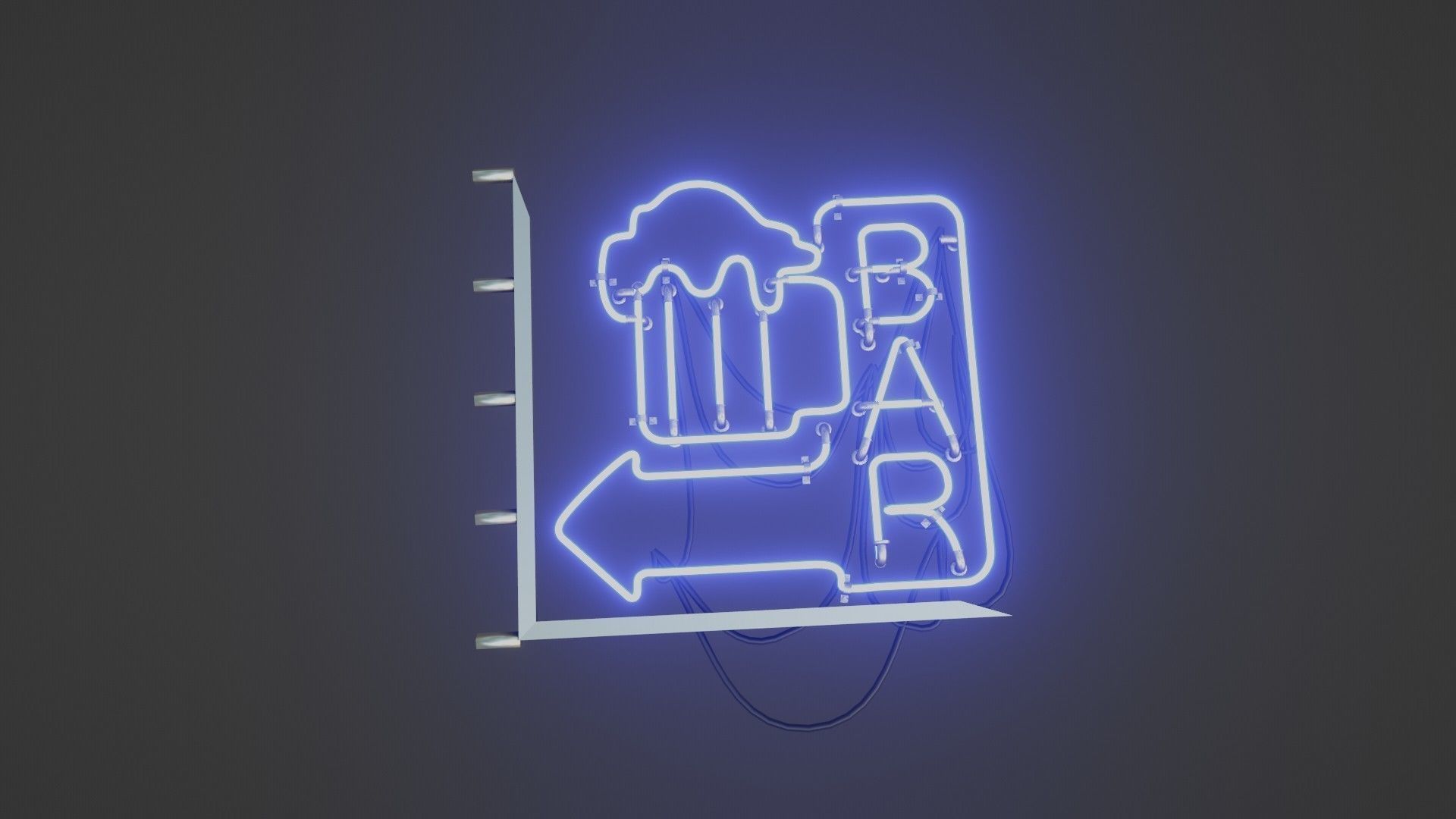 over 50s Neon Lights Asset collection for blender 3D model | CGTrader