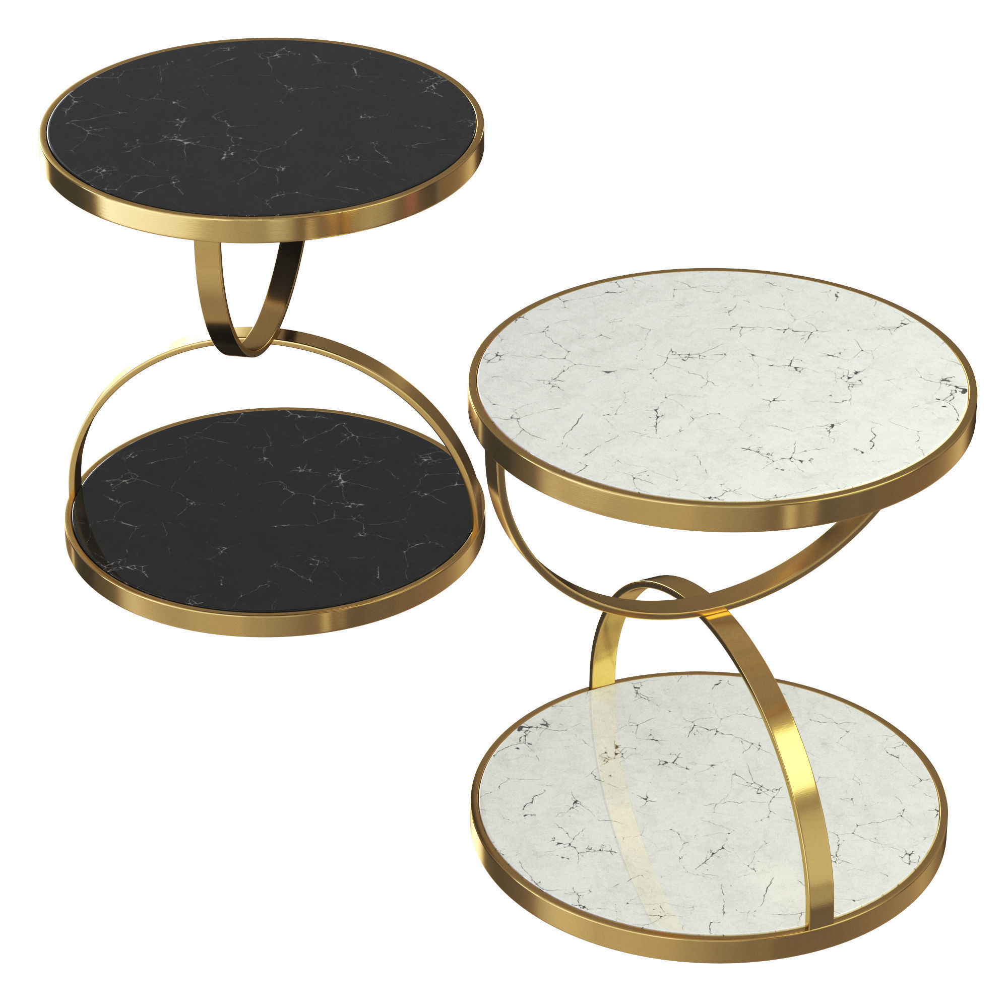 Auxiliary and Side Tables 3D model | CGTrader