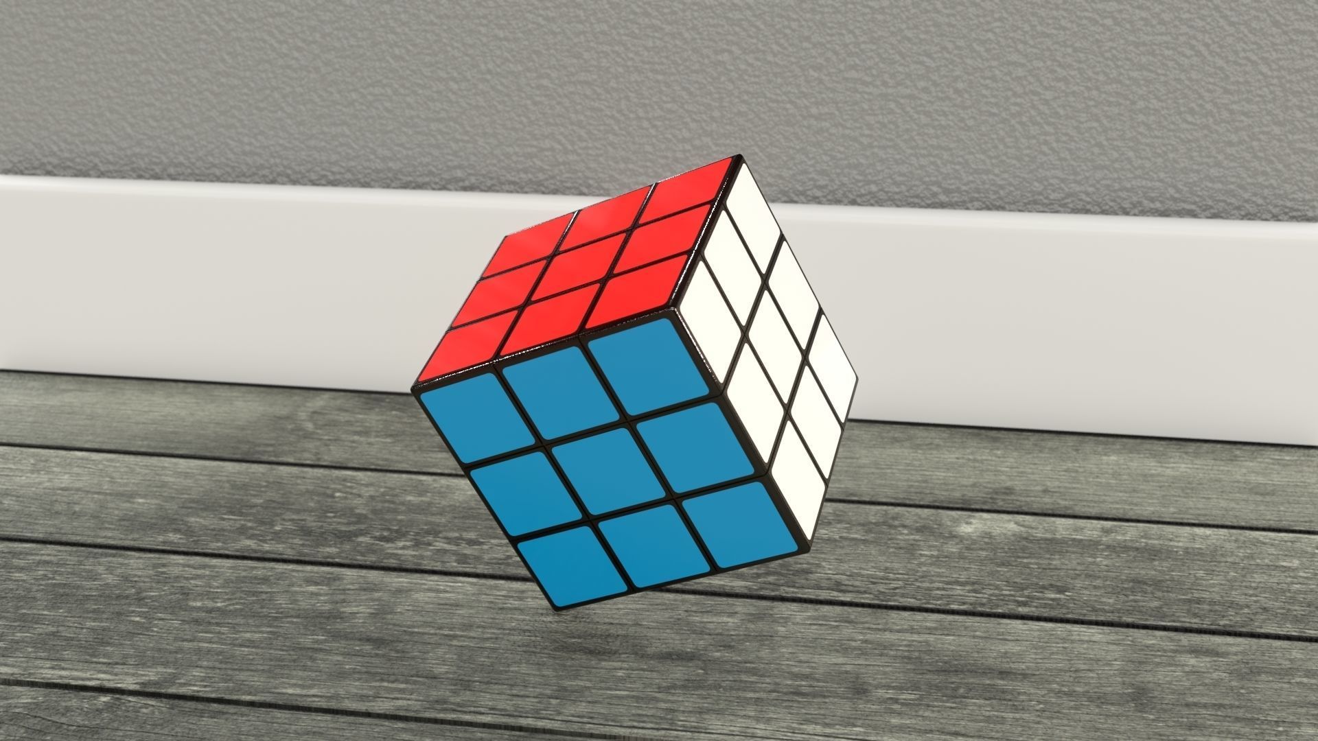 Rubiks Cube - Free 3d model free VR / AR / low-poly 3D model rigged ...
