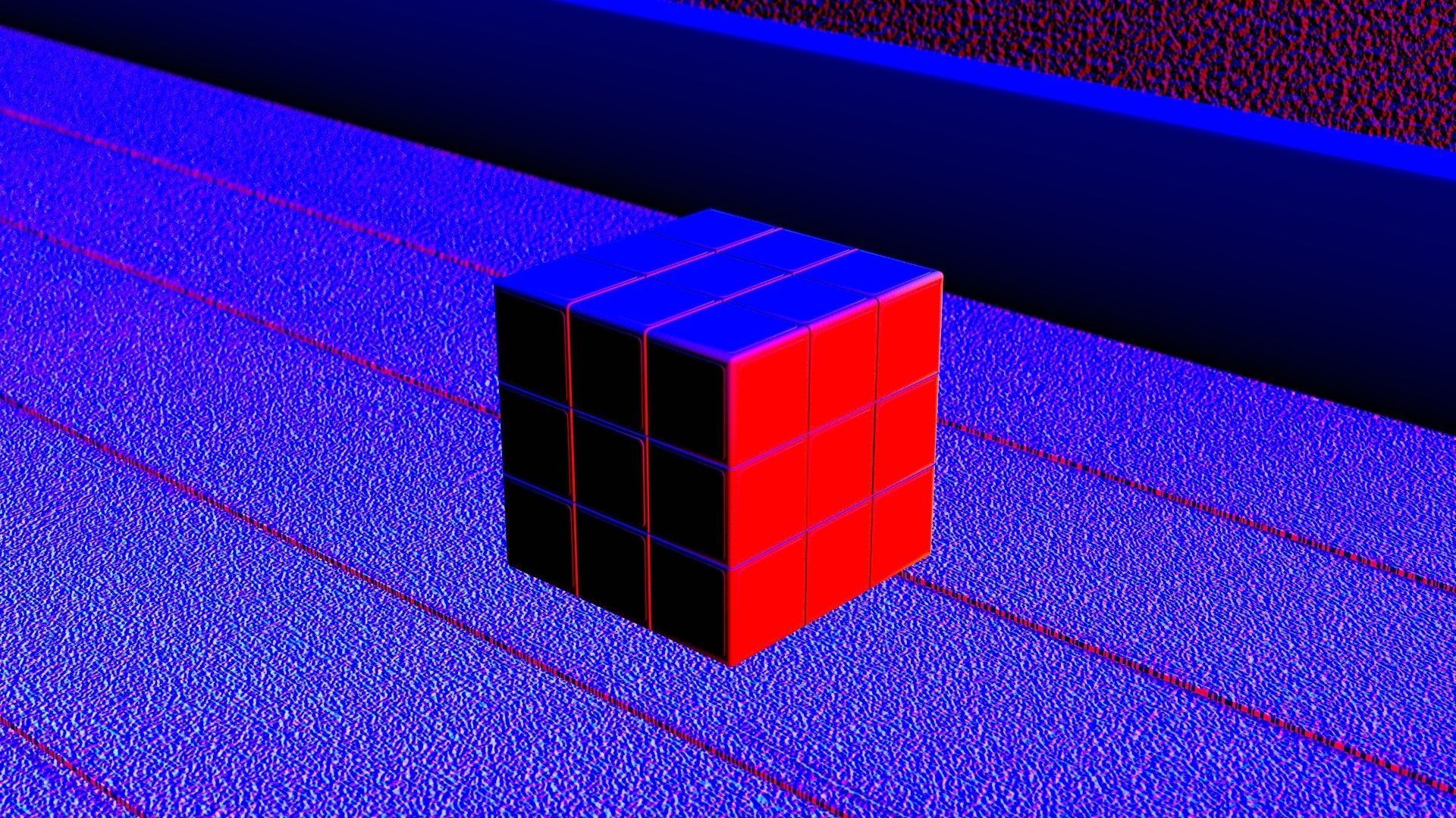 Rubiks Cube - Free 3d model free VR / AR / low-poly 3D model rigged ...