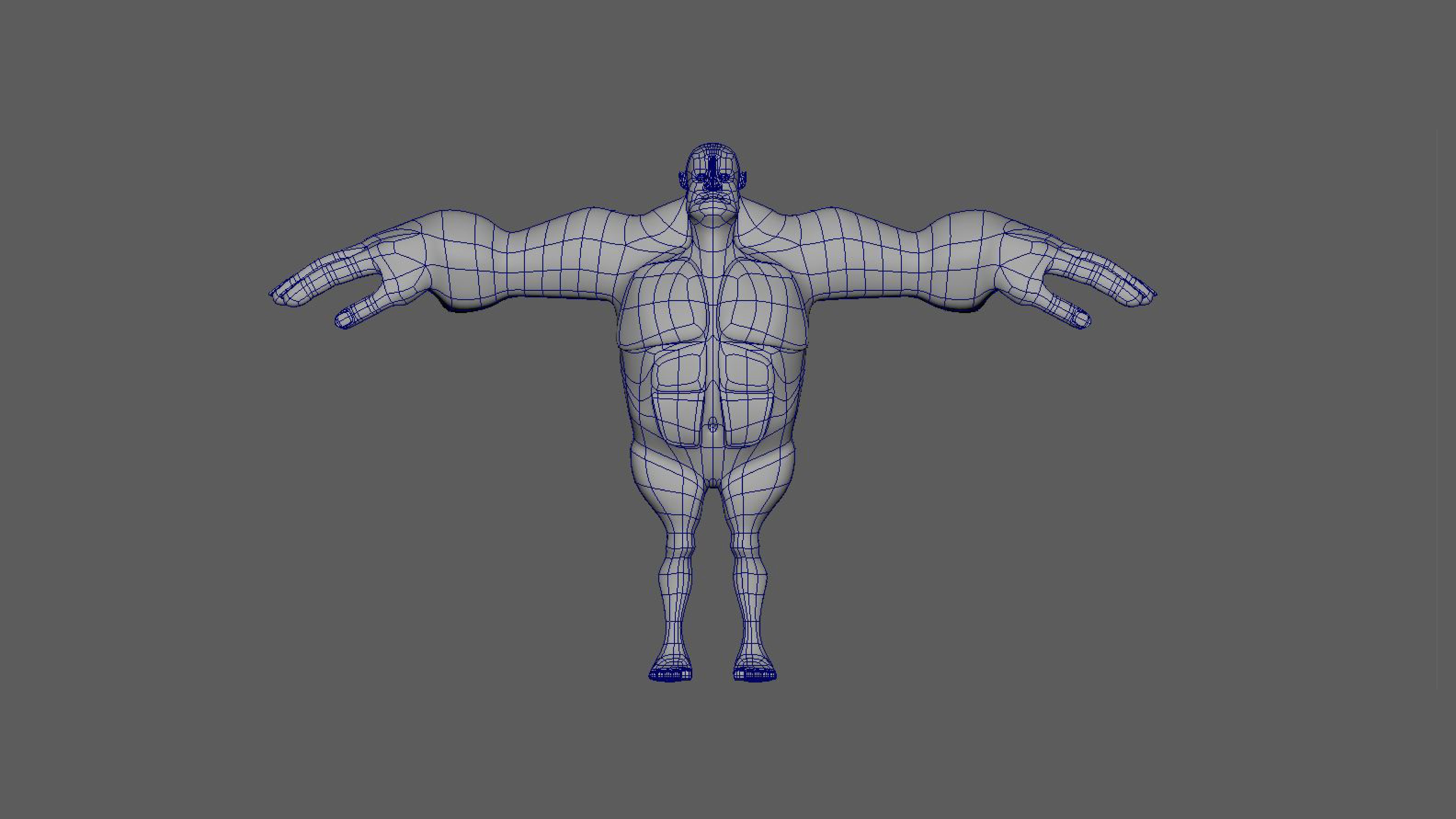 3D model Bulky Man VR / AR / low-poly | CGTrader