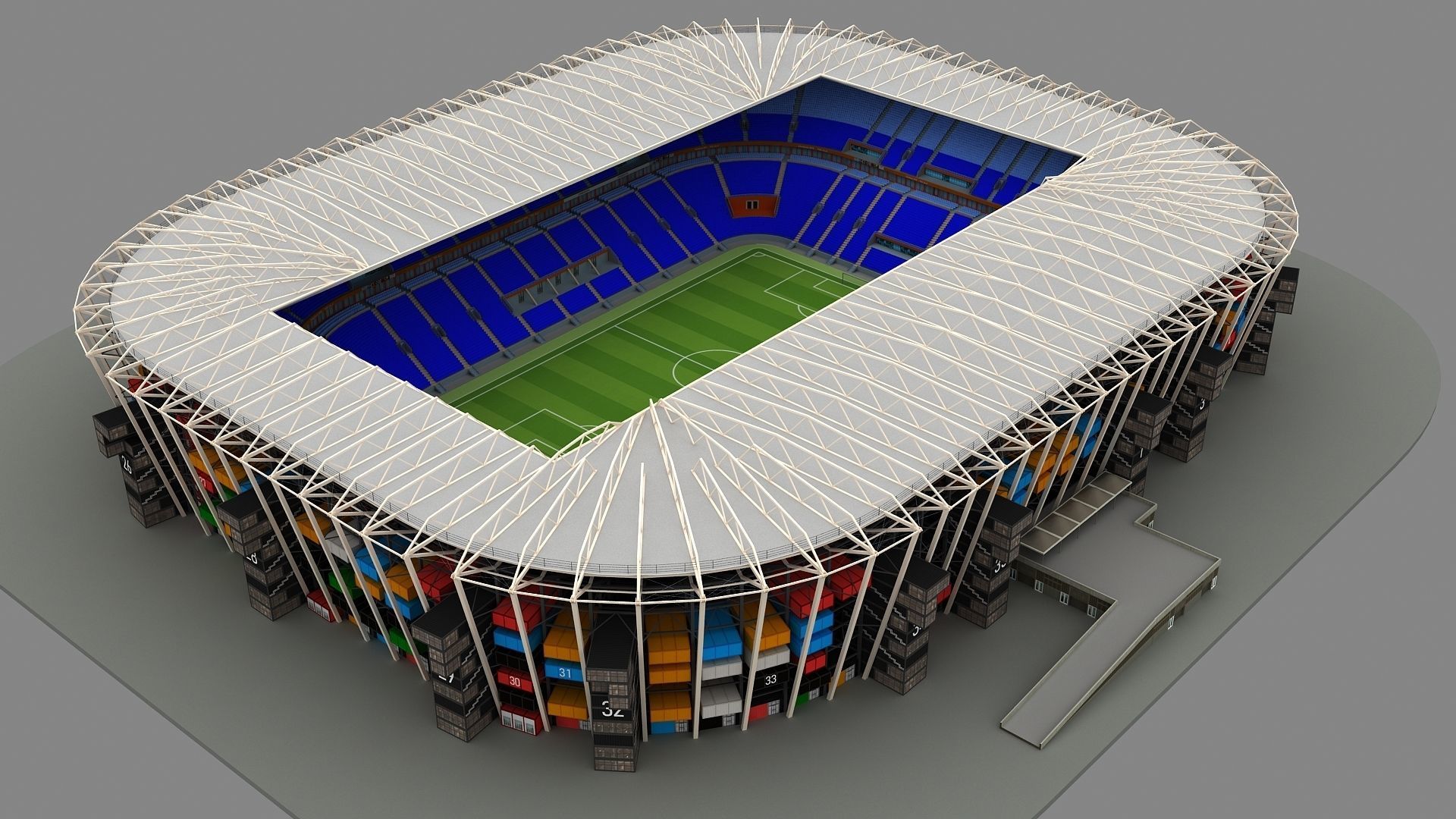 Stadium 974 Fifa World Cup 2022 Qatar 3D model 3D model | CGTrader