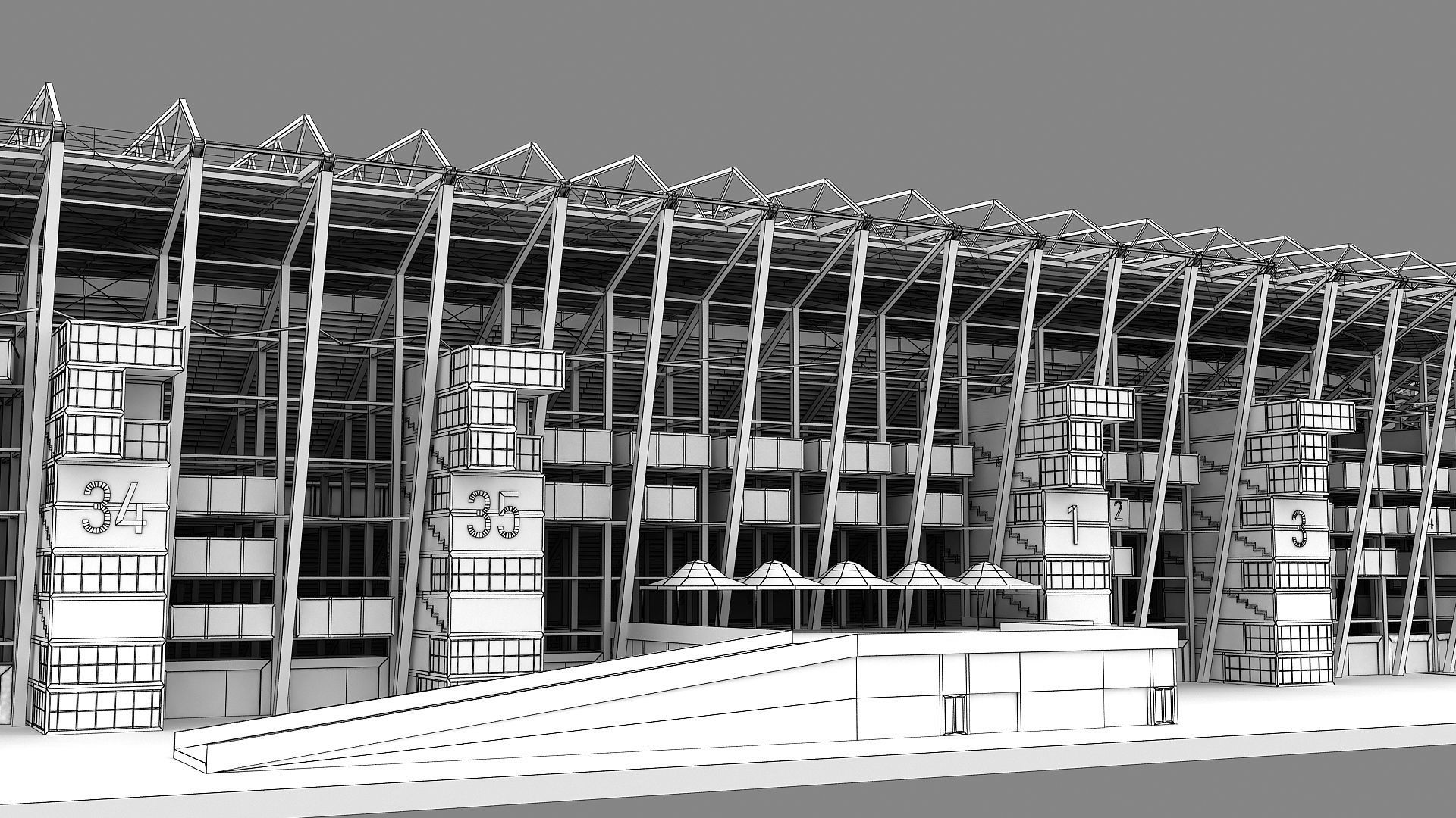 Stadium 974 Fifa World Cup 2022 Qatar 3D model 3D model | CGTrader