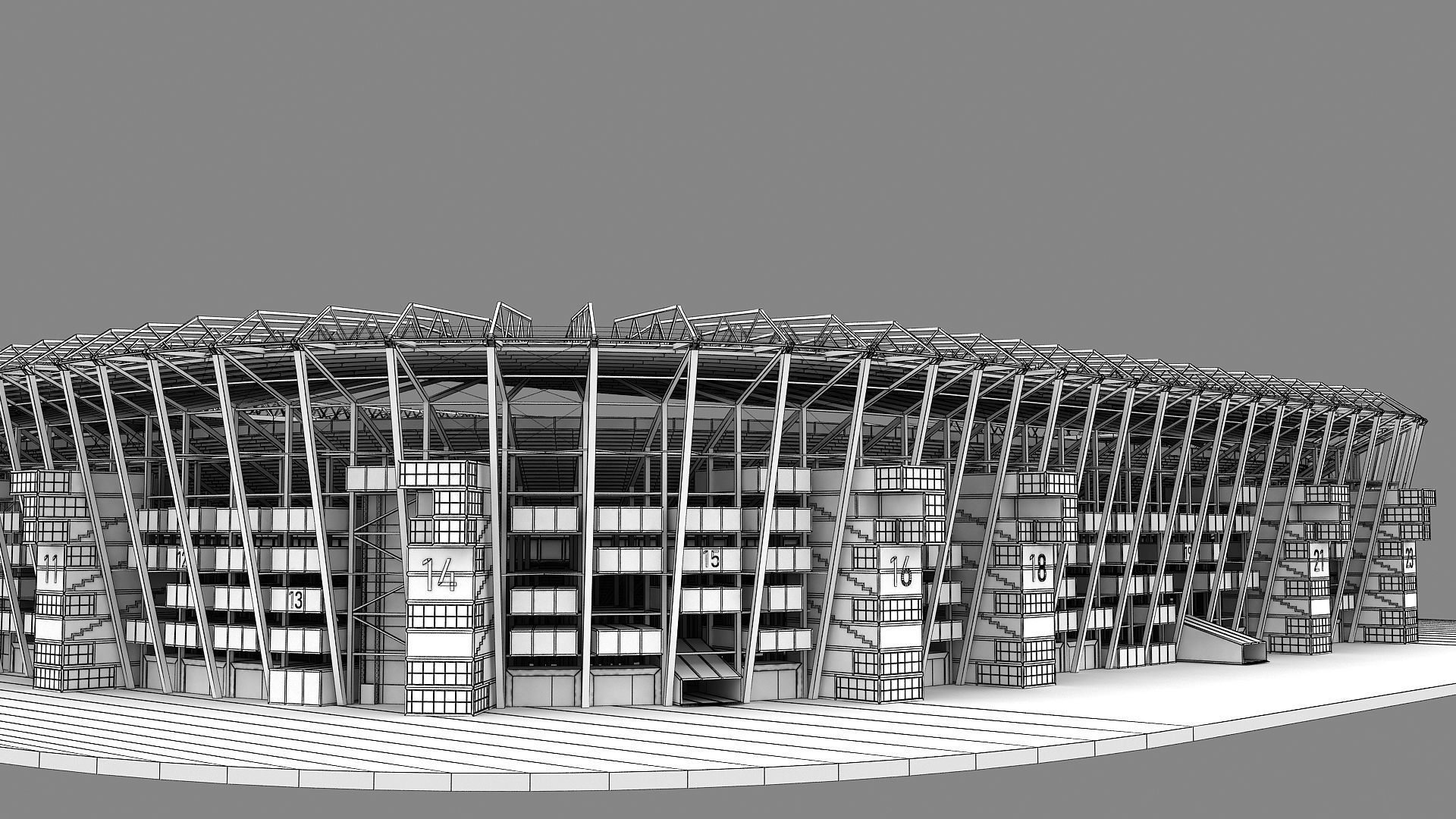 Stadium 974 Fifa World Cup 2022 Qatar 3D model 3D model | CGTrader