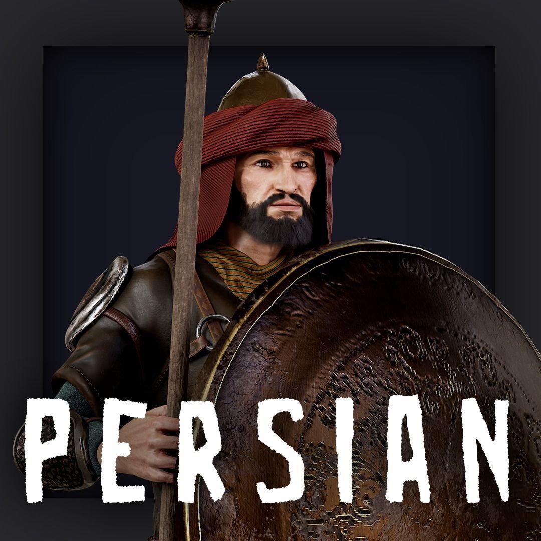 3D model Persian Warrior VR / AR / low-poly | CGTrader