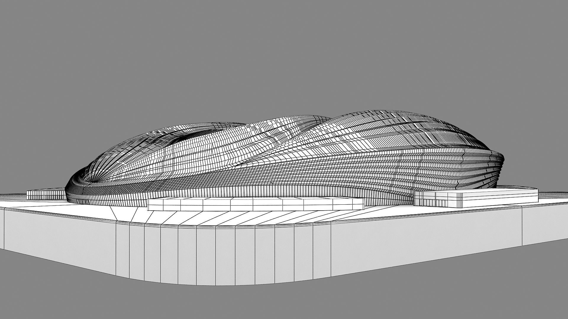Al Janoub Stadium- Fifa World Cup 2022 Qatar 3D model 3D model | CGTrader