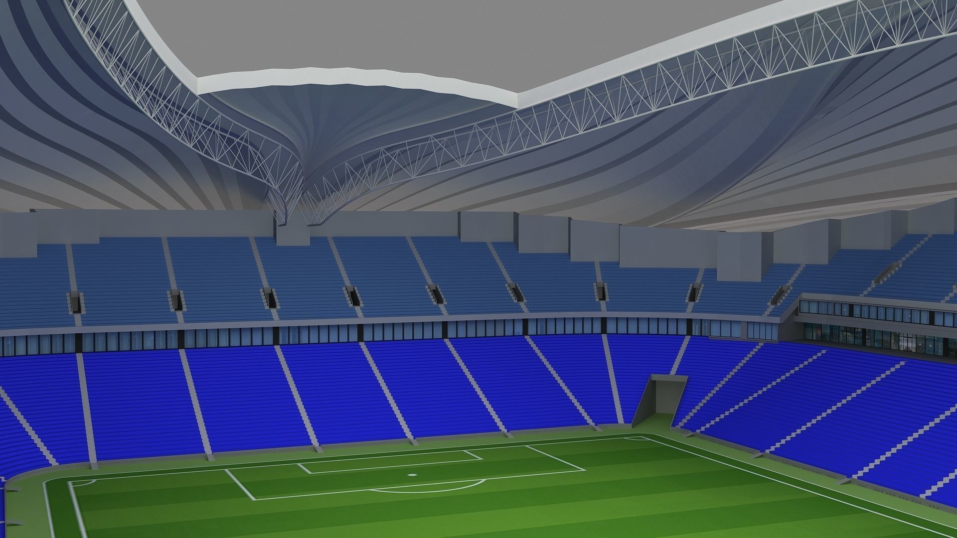 Al Janoub Stadium- Fifa World Cup 2022 Qatar 3D model 3D model | CGTrader