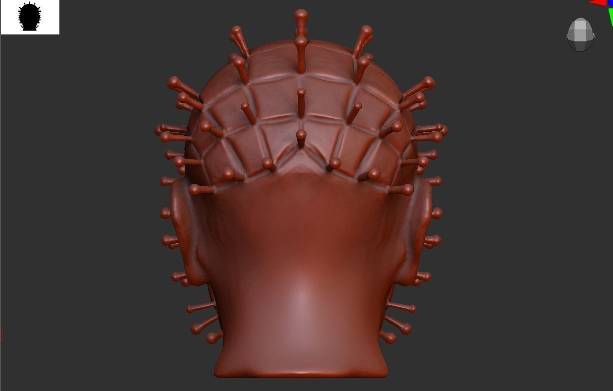 pinhead hellraiser 3D model 3D printable | CGTrader