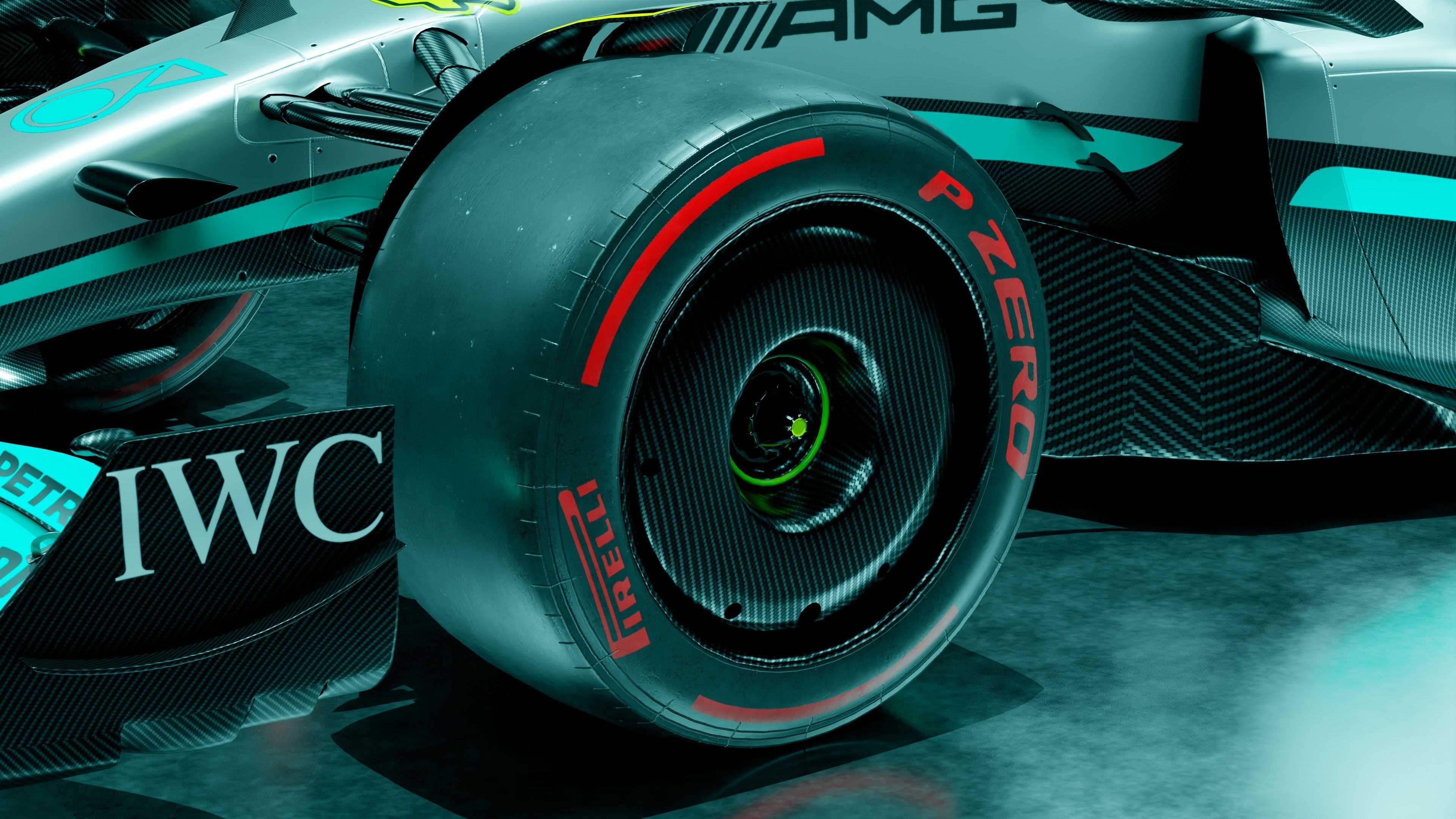 3D model f1 2022 Mercedes-AMG W13 VR / AR / low-poly | CGTrader