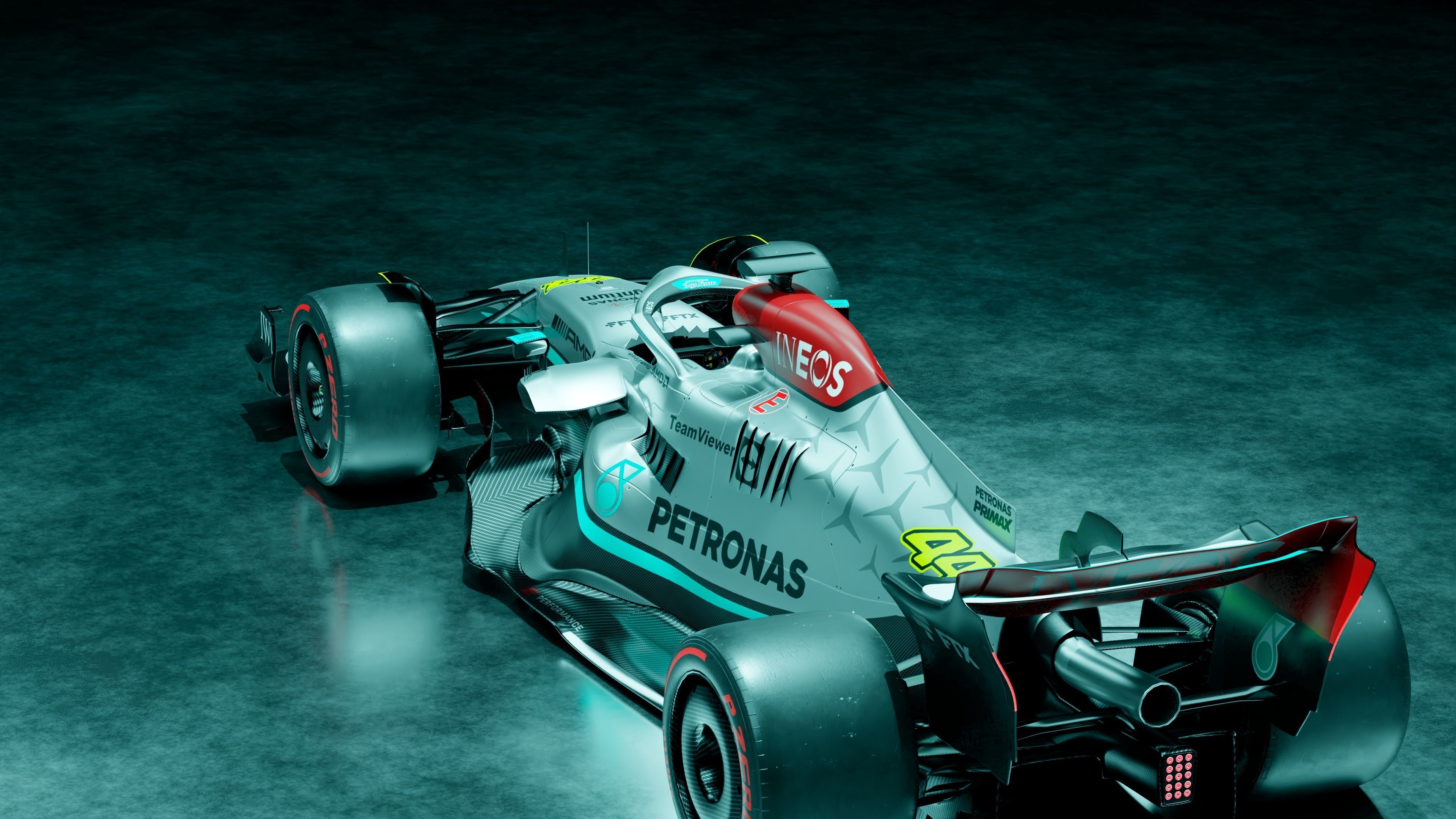 3D model f1 2022 Mercedes-AMG W13 VR / AR / low-poly | CGTrader