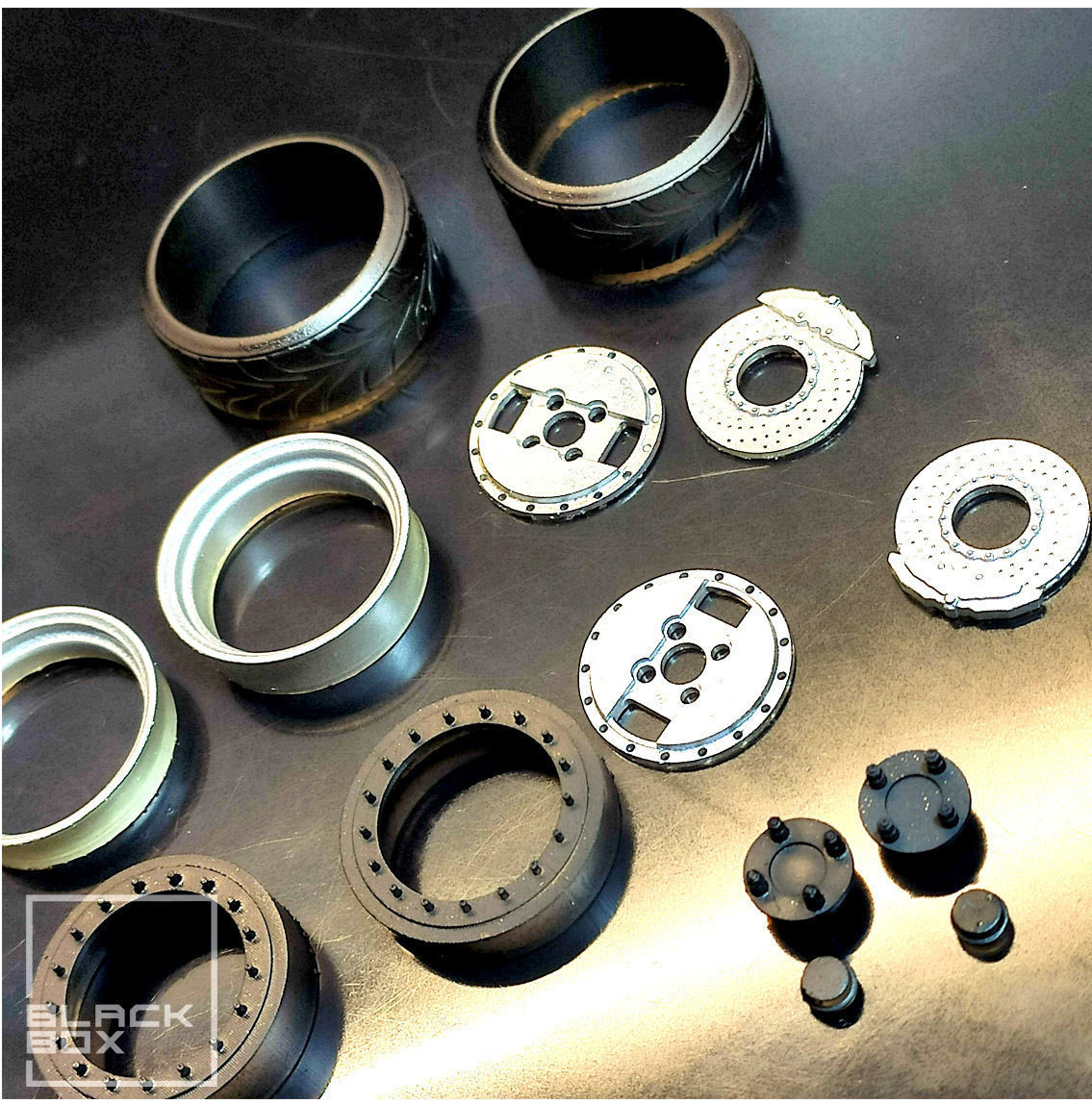 GLA WHEEL SET 3 OFFSETS separated HUB 3D model 3D printable | CGTrader