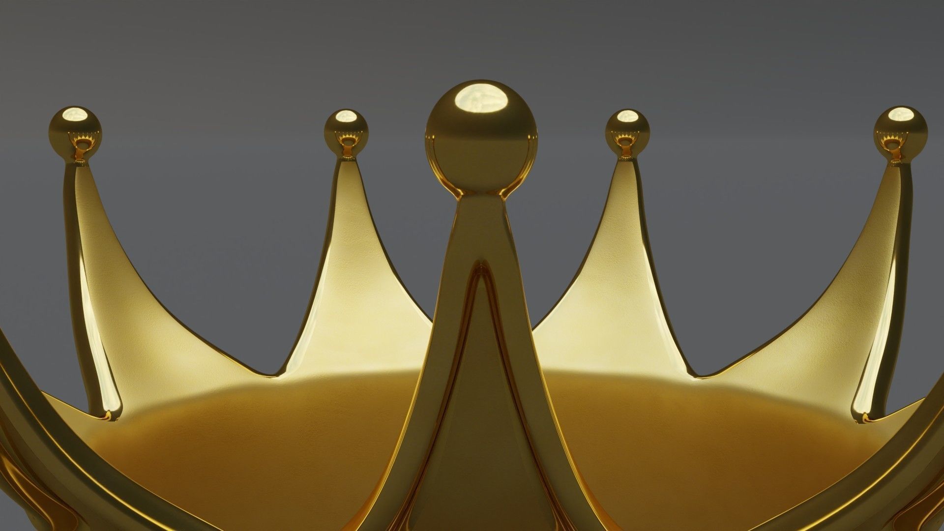 3D model Gold crown VR / AR / low-poly | CGTrader