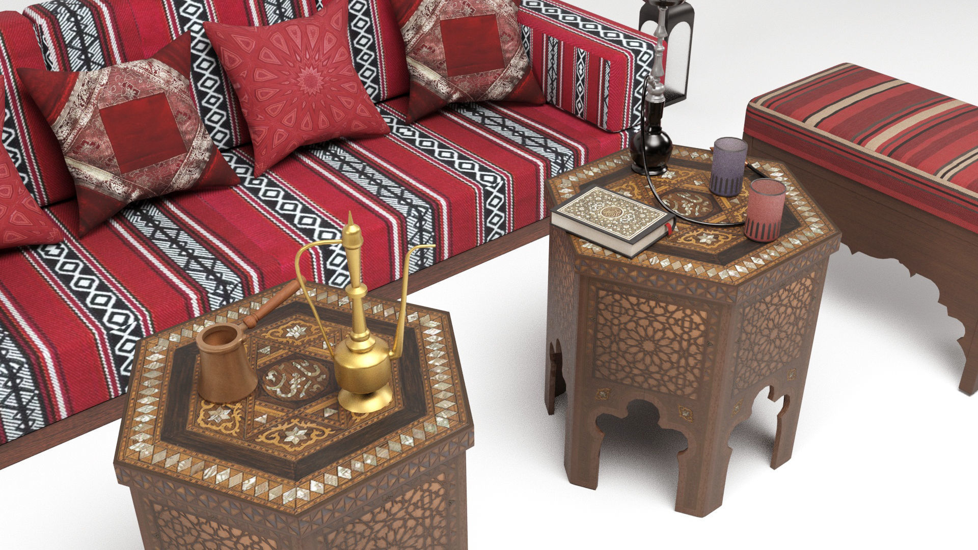 3D model Arabic Props VR / AR / low-poly | CGTrader
