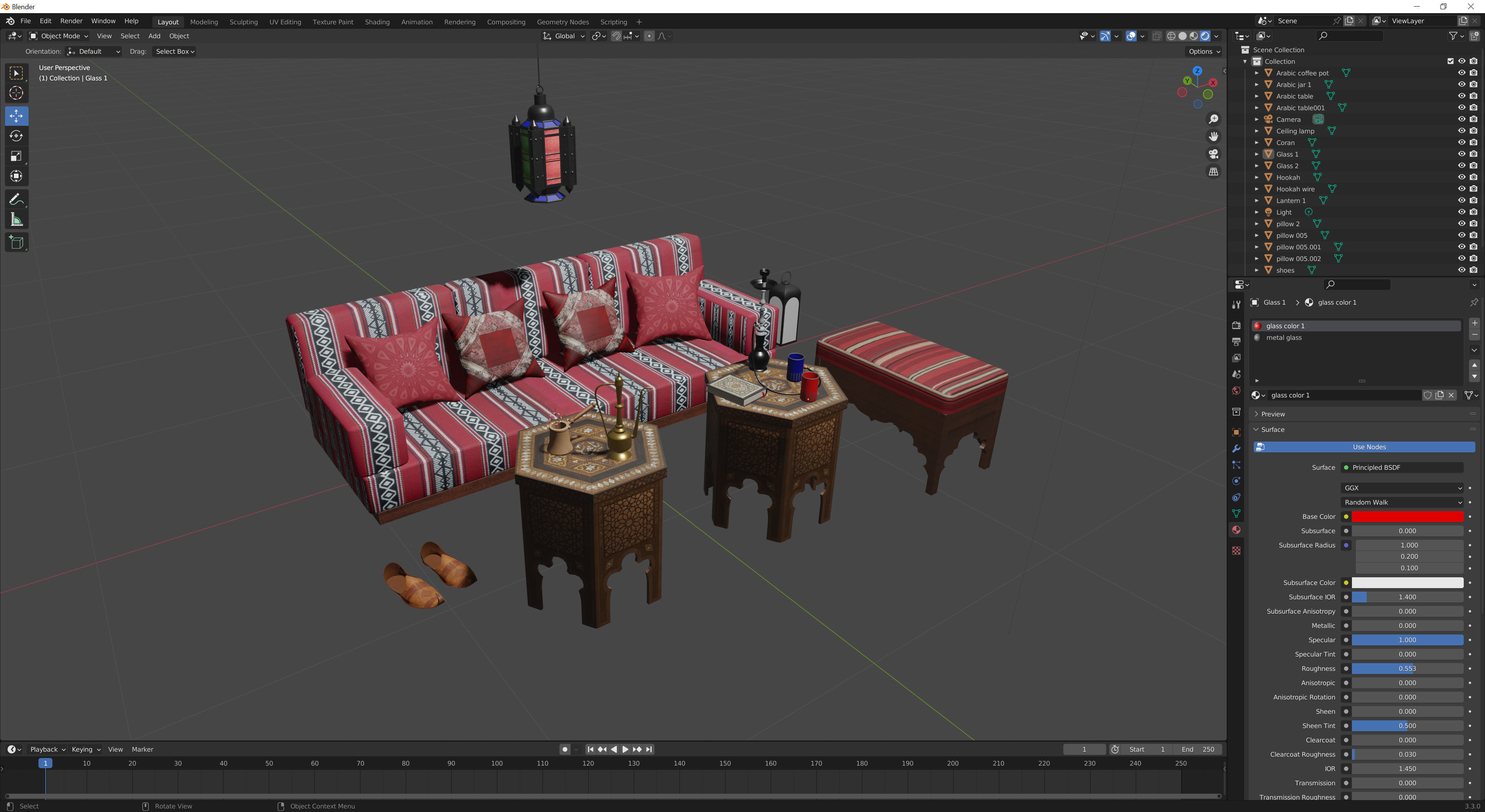 3D model Arabic Props VR / AR / low-poly | CGTrader