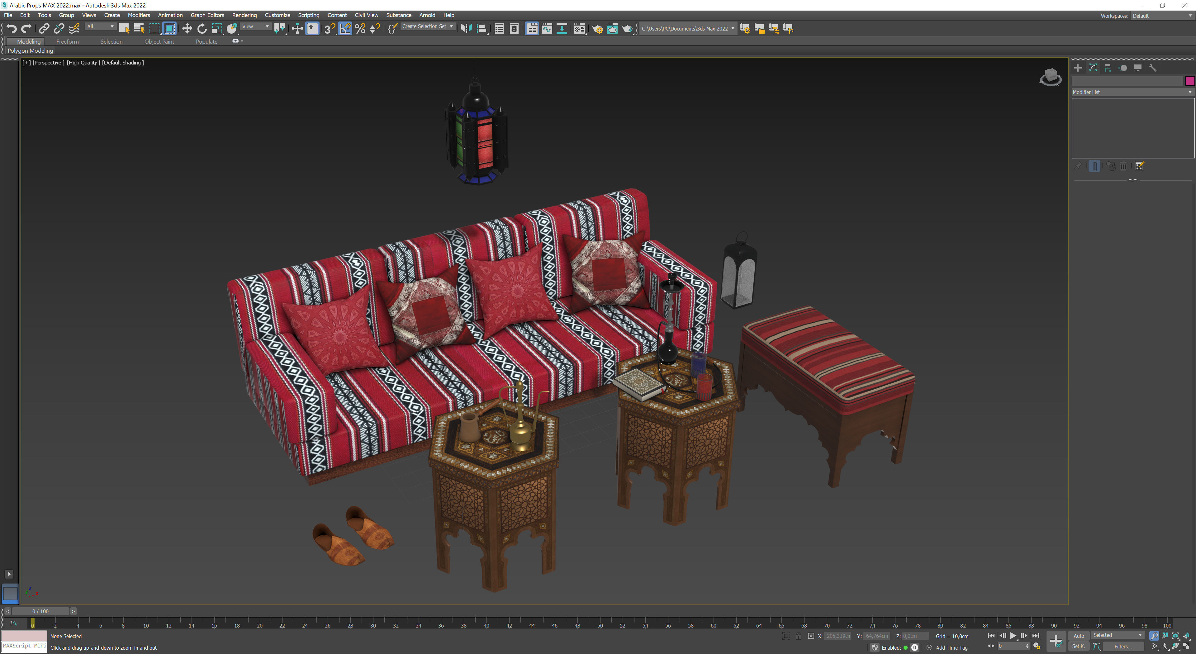 3D model Arabic Props VR / AR / low-poly | CGTrader