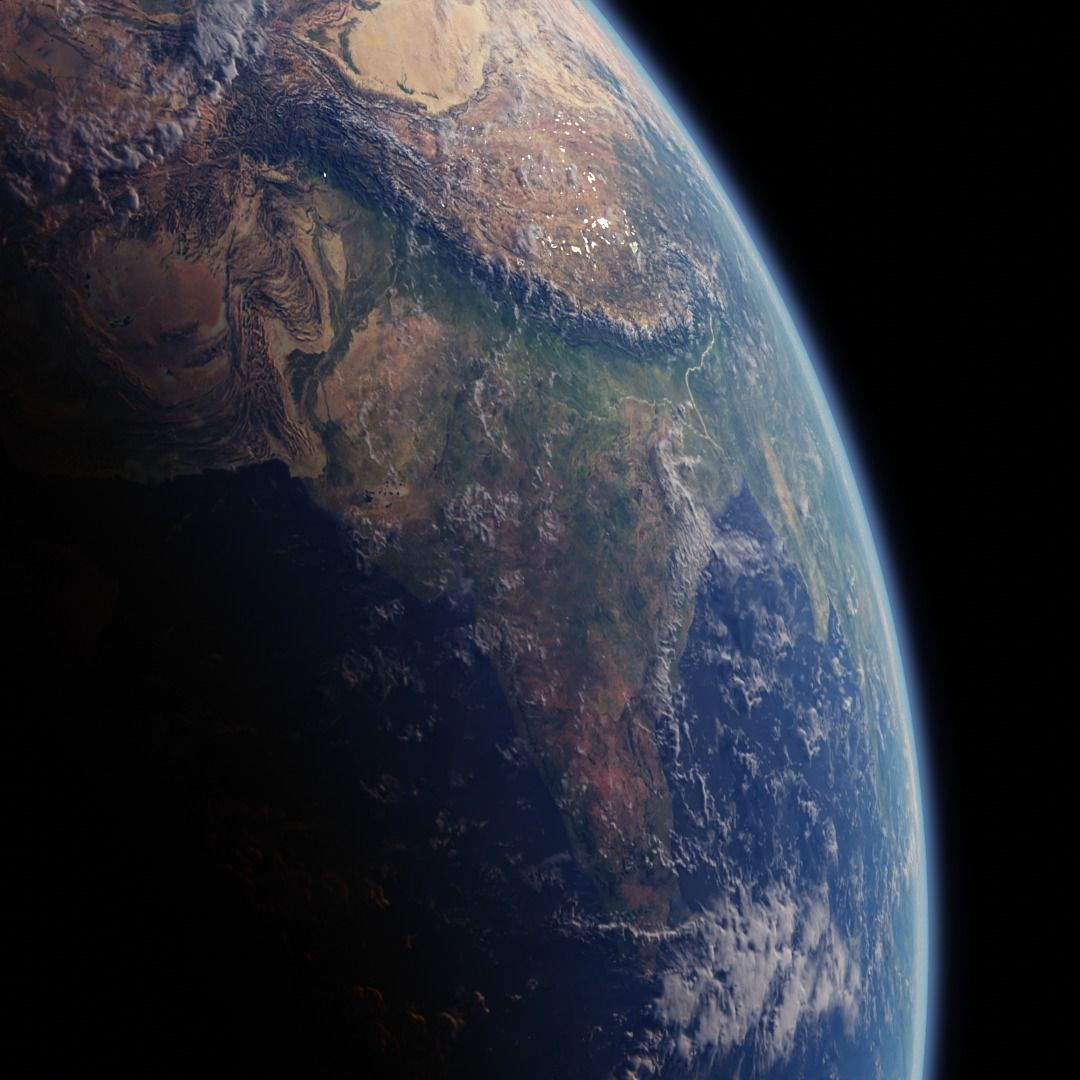 Earth high poly 16k model 3D model | CGTrader